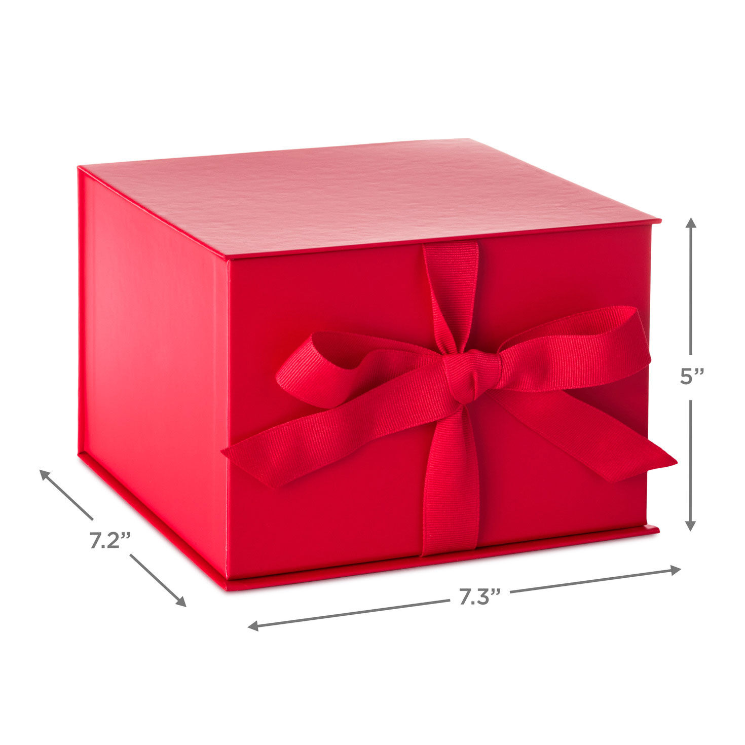 7.2" Solid Red Large Square Gift Box - Gift Boxes | Hallmark