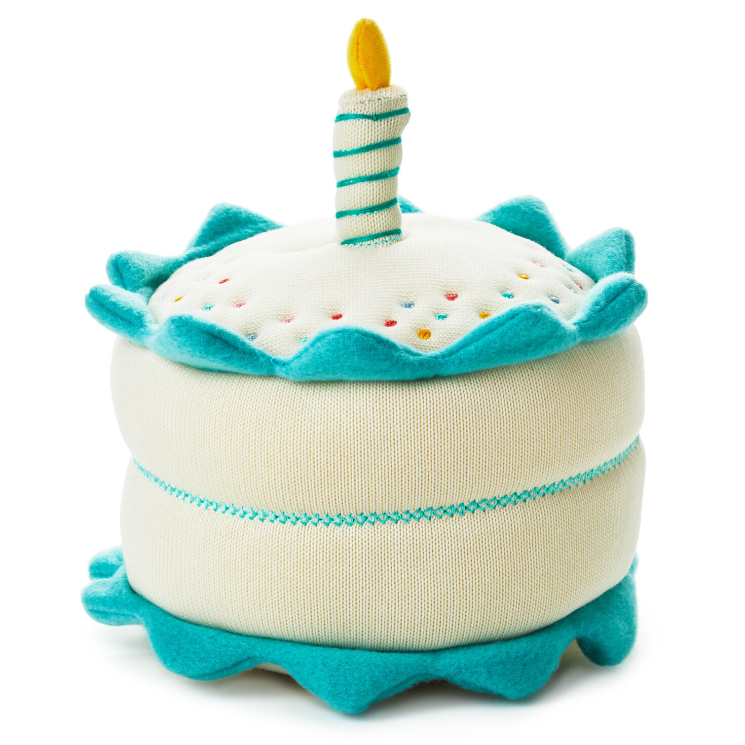 Birthday Cake Musical Plush With Light - Interactive Stuffed Animals ...