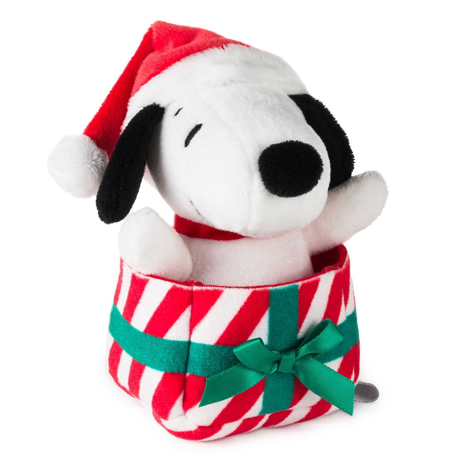 Peanuts® Snoopy in Present Zip-Along Plush Toy - Interactive Stuffed ...