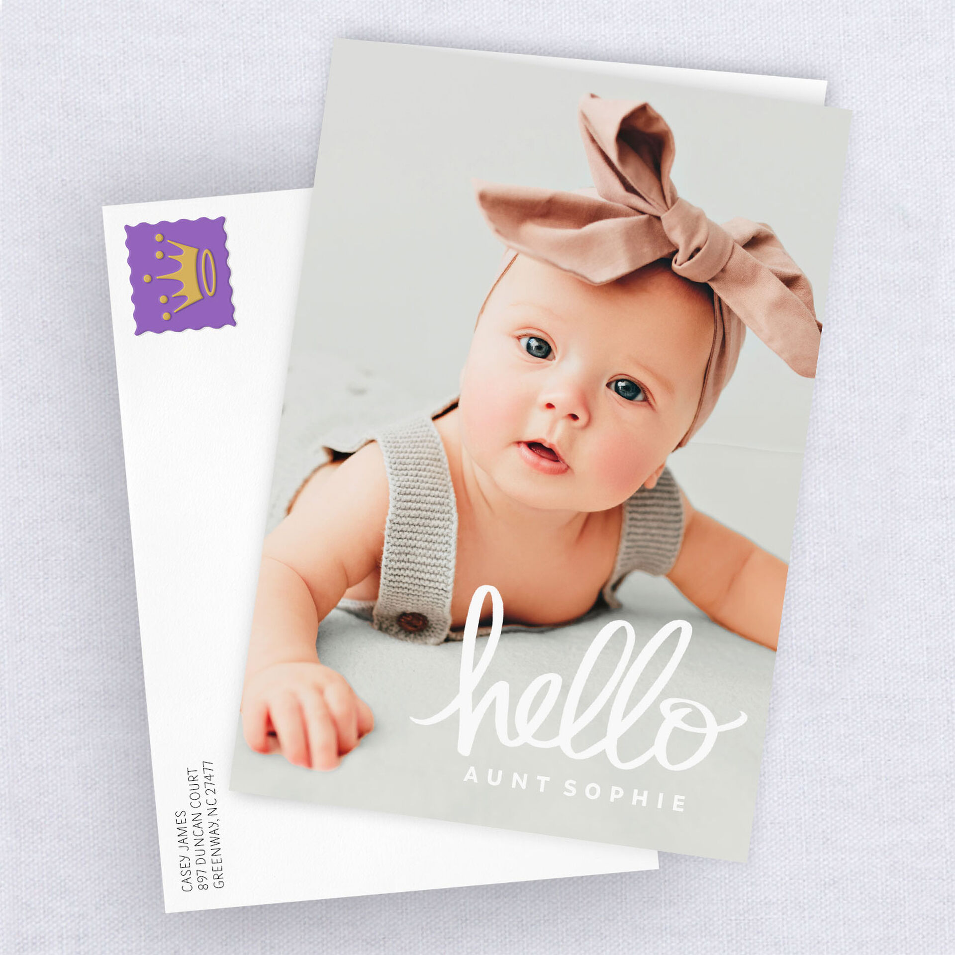 Personalized Hello Photo Card - Greeting Cards - Hallmark