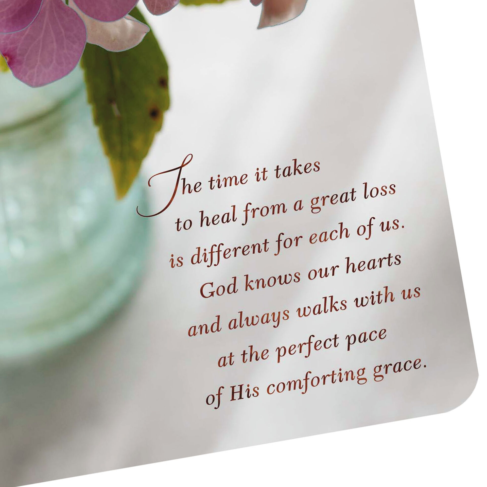 God Is With You Floral Vase Religious Sympathy Card Greeting Cards god-is-with-you-floral-vase-religious-sympathy-card-greeting-cards