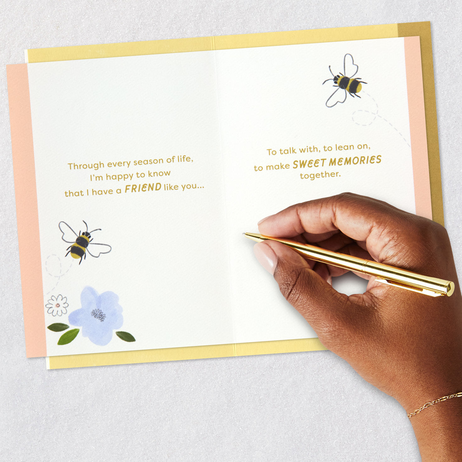 Glad to Bee Friends With You Friendship Card - Greeting Cards | Hallmark