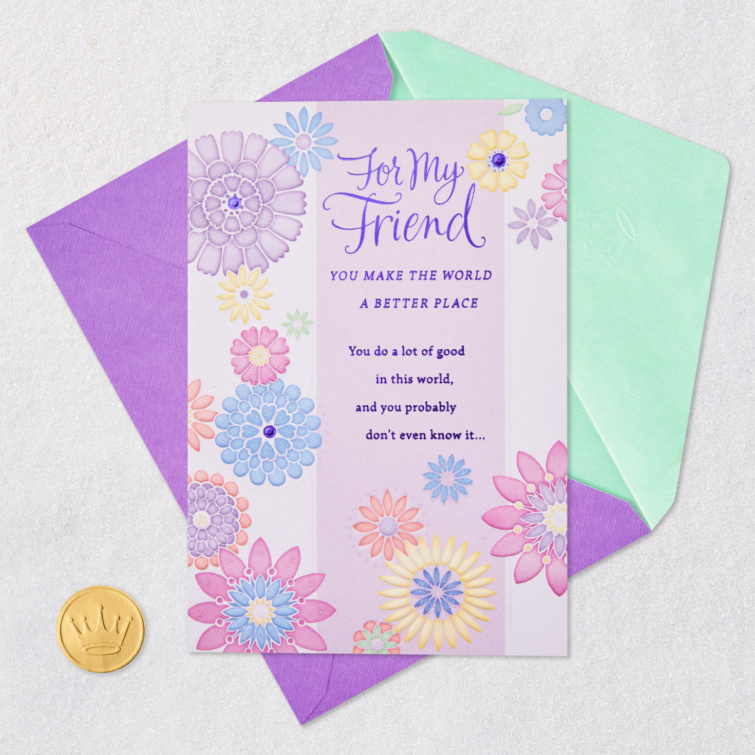 You Make the World Better Birthday Card for Friend - Greeting Cards ...