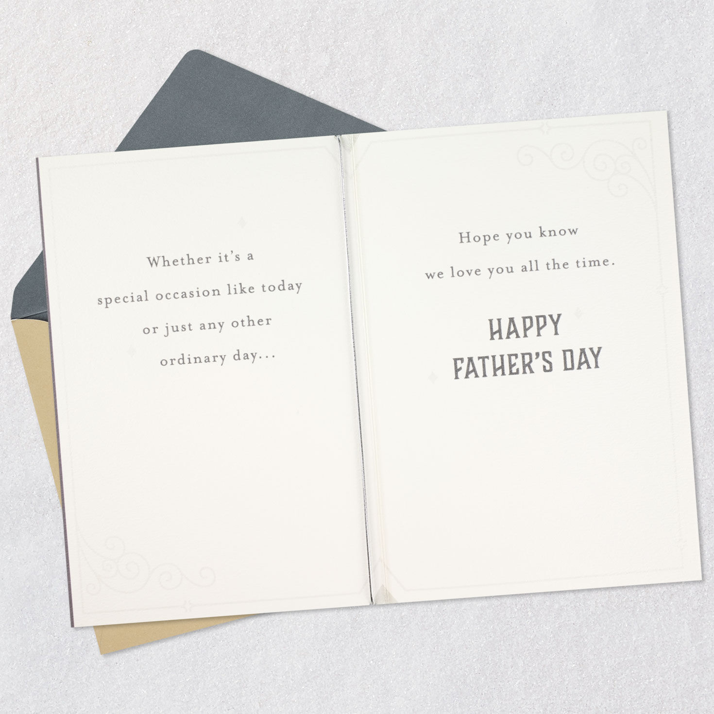 We Love You All the Time Father's Day Card for Dad and Grandpa ...