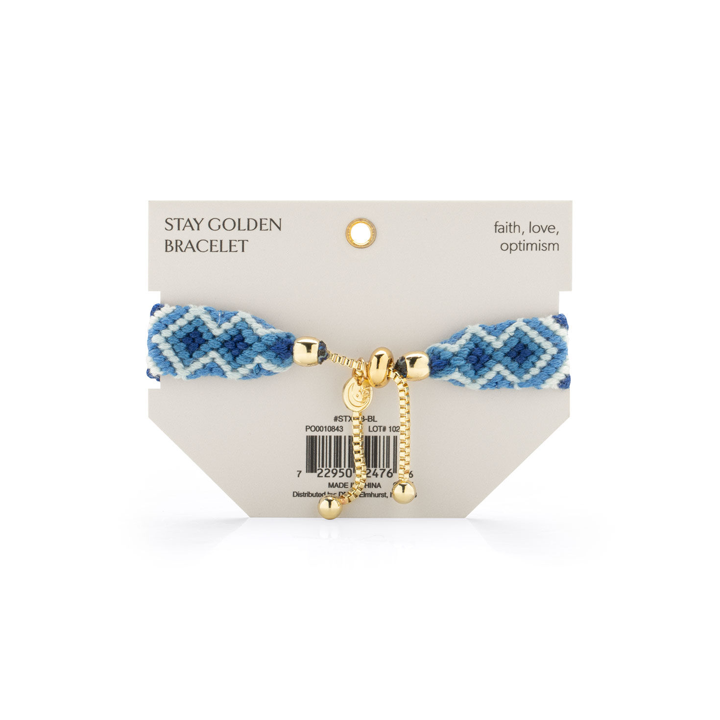 Soul Stacks Blessed Blue and White Woven Bracelet - Bracelets | Hallmark