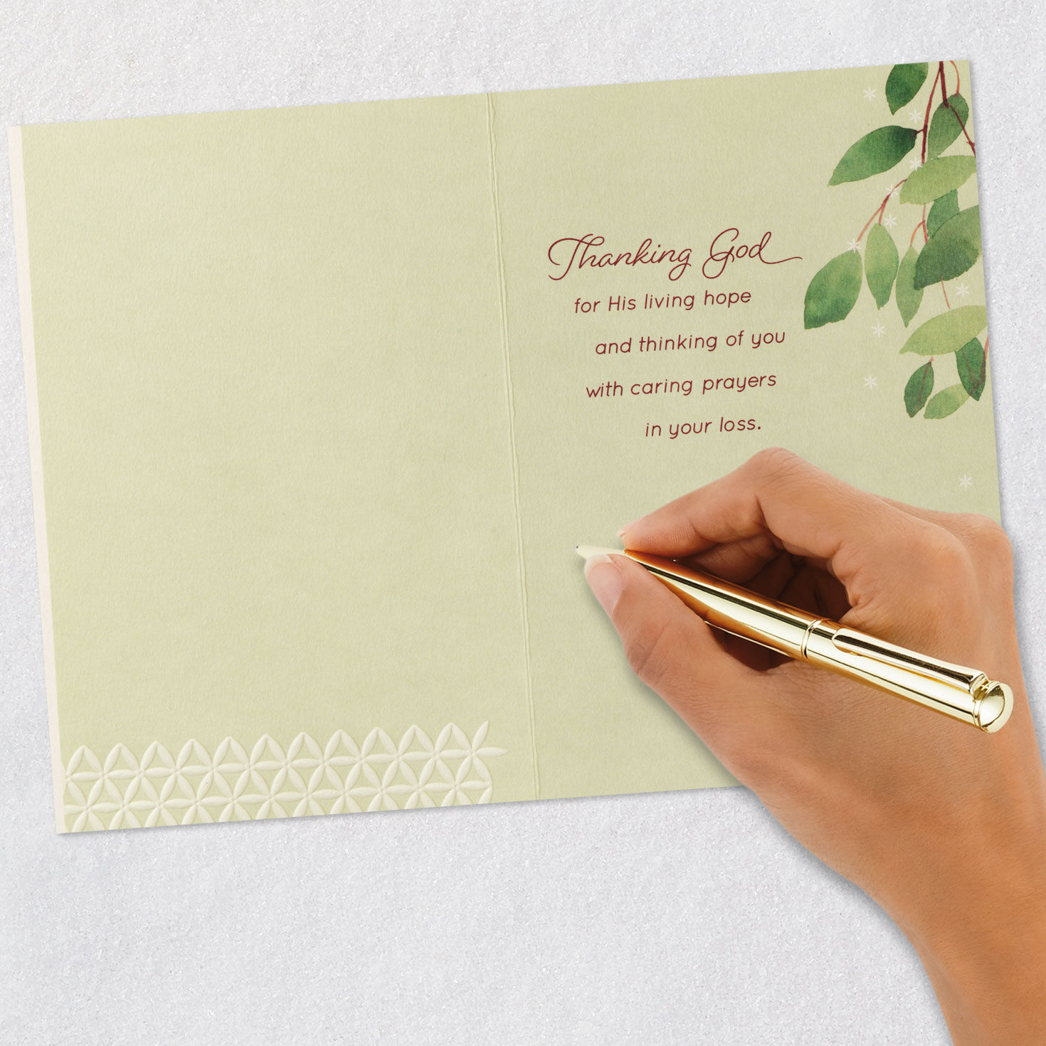 Prayers for You and Your Family Religious Sympathy Card - Greeting ...