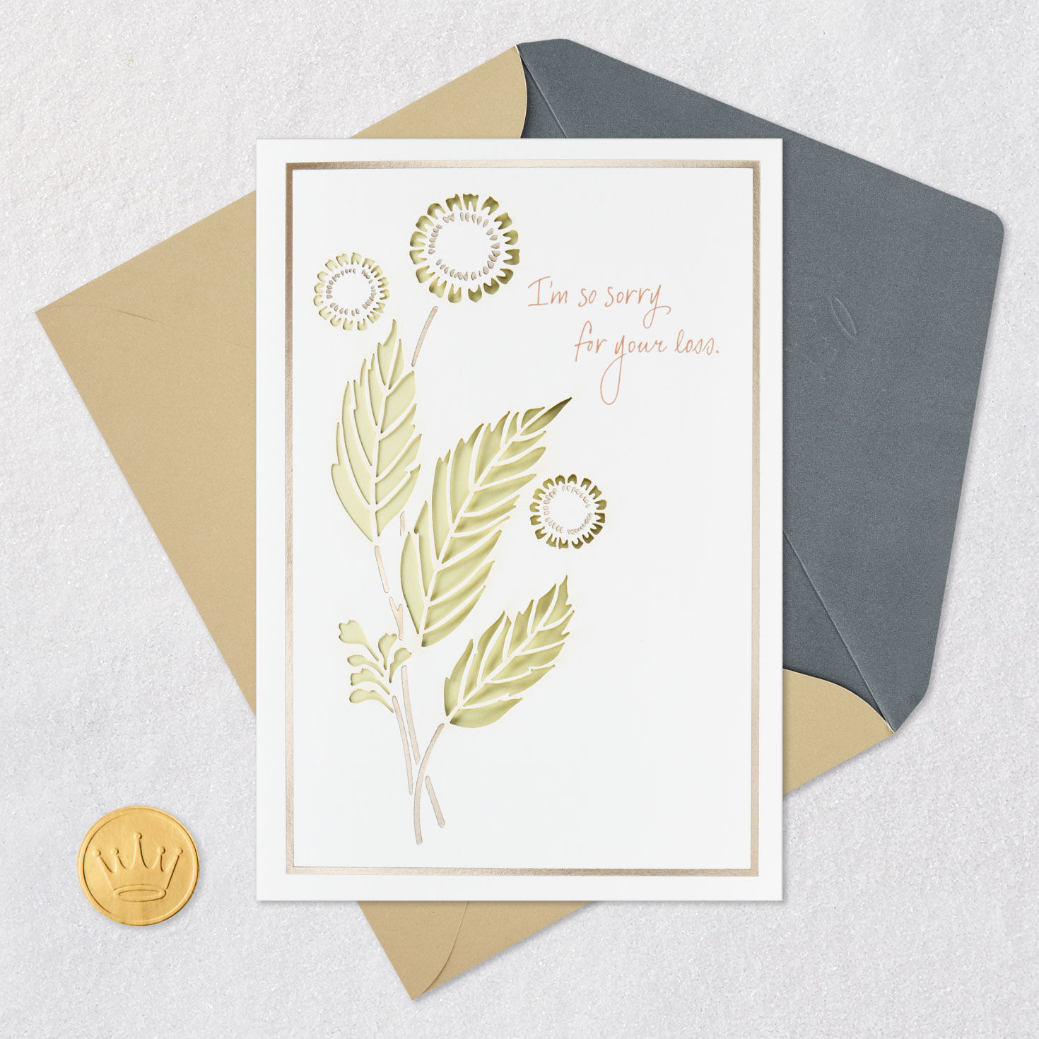 I'm So Sorry for Your Loss Sympathy Card - Greeting Cards | Hallmark