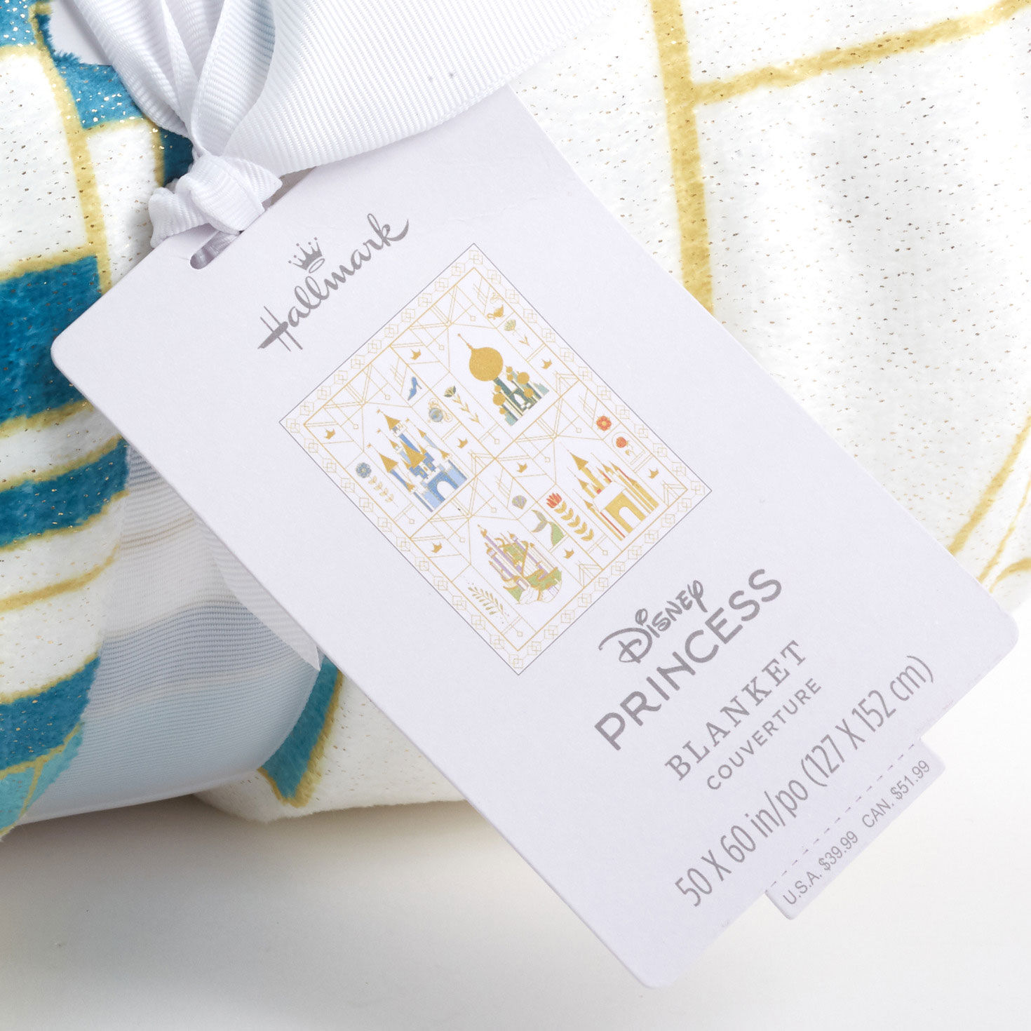 Disney Princess Castles Throw Blanket, 50x60 - Pillows & Blankets ...