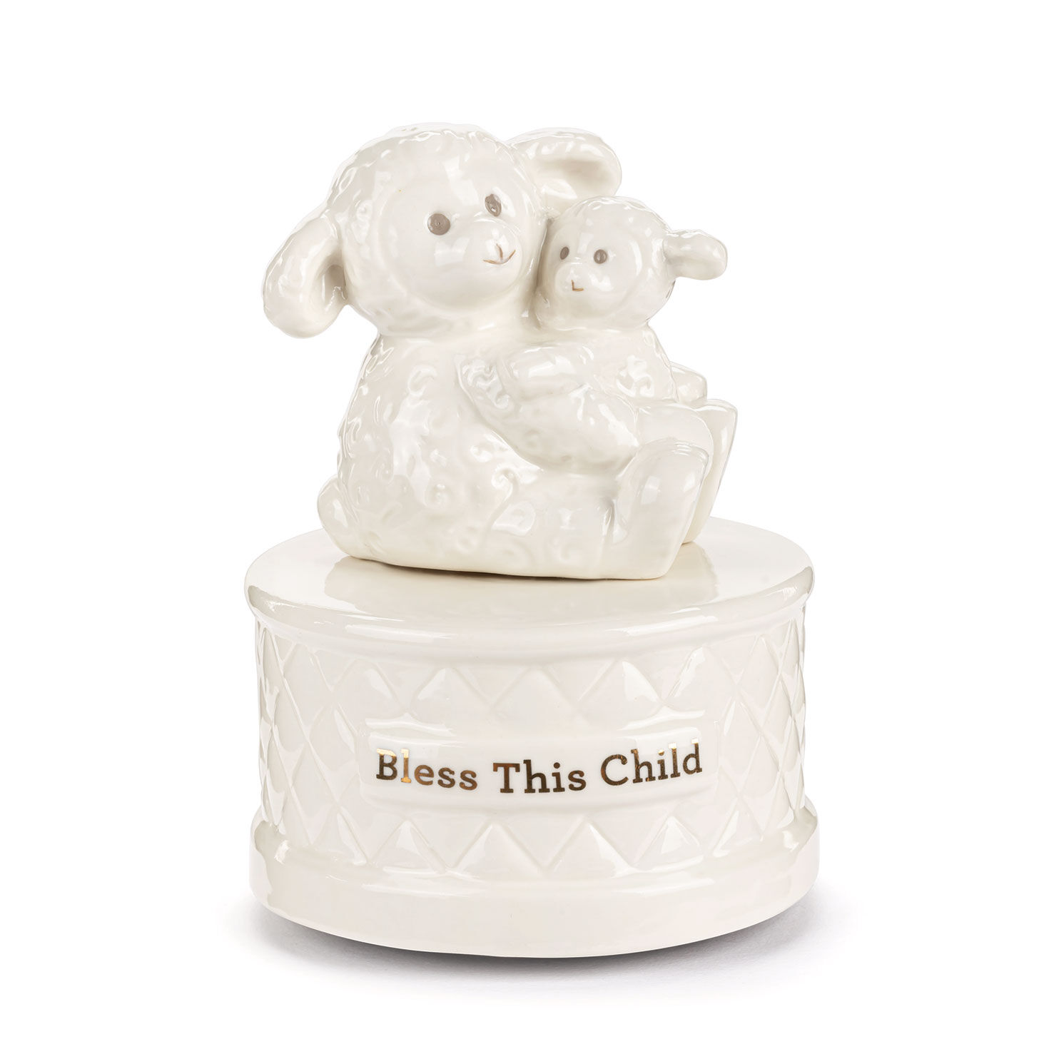 Demdaco Wrapped in Love Lamb Musical Figurine, 5" - Decorative ...