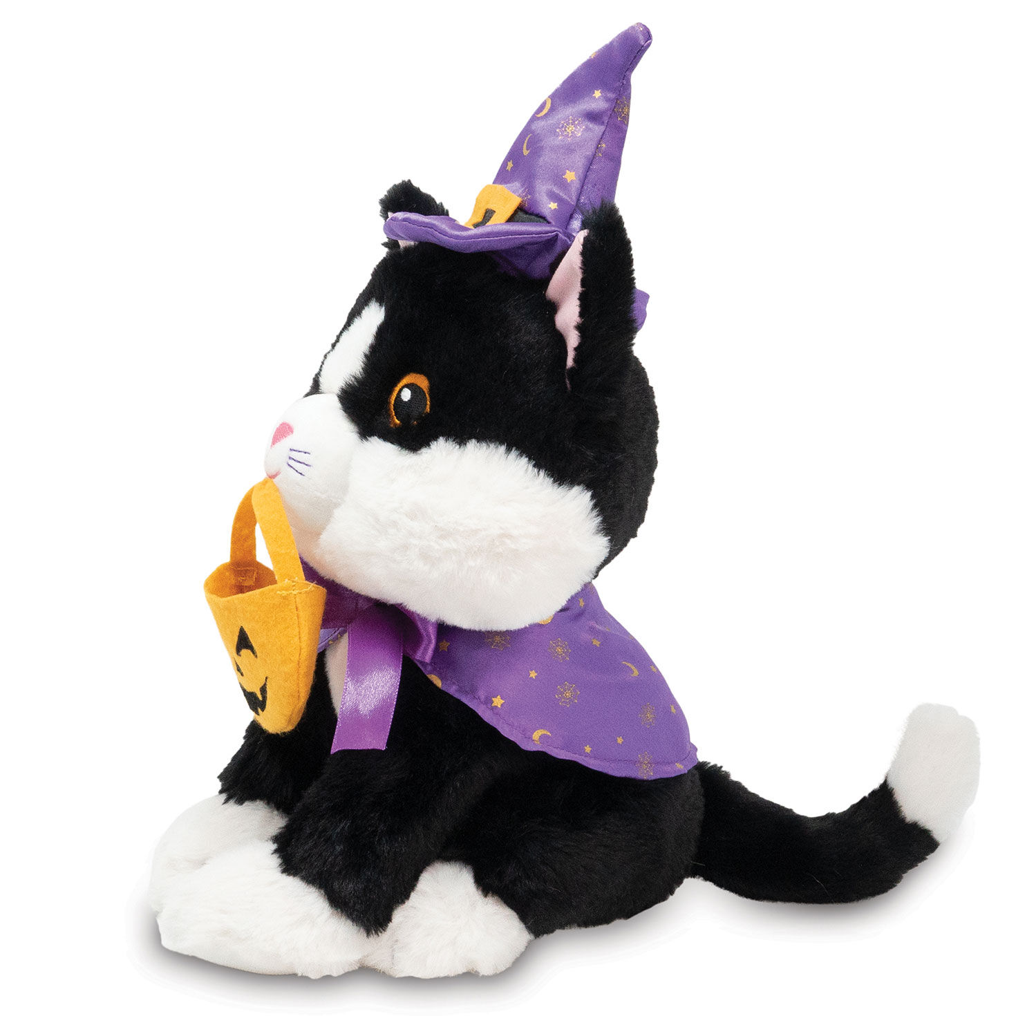 Cuddle Barn Trick-or-Treat Tammy Cat Singing Stuffed Animal With Motion ...