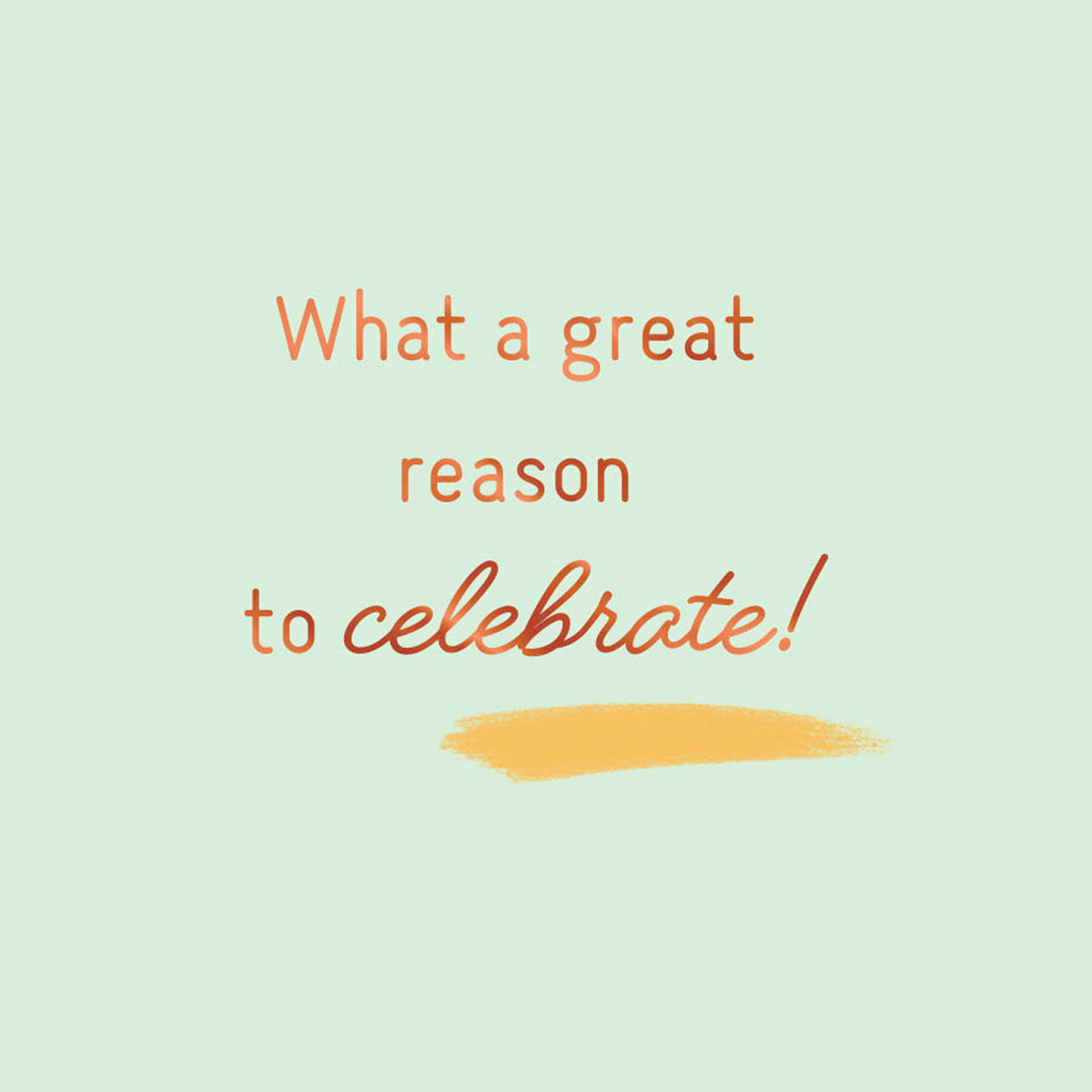 Great Reason to Celebrate Gift Card Greeting Congratulations Card ...