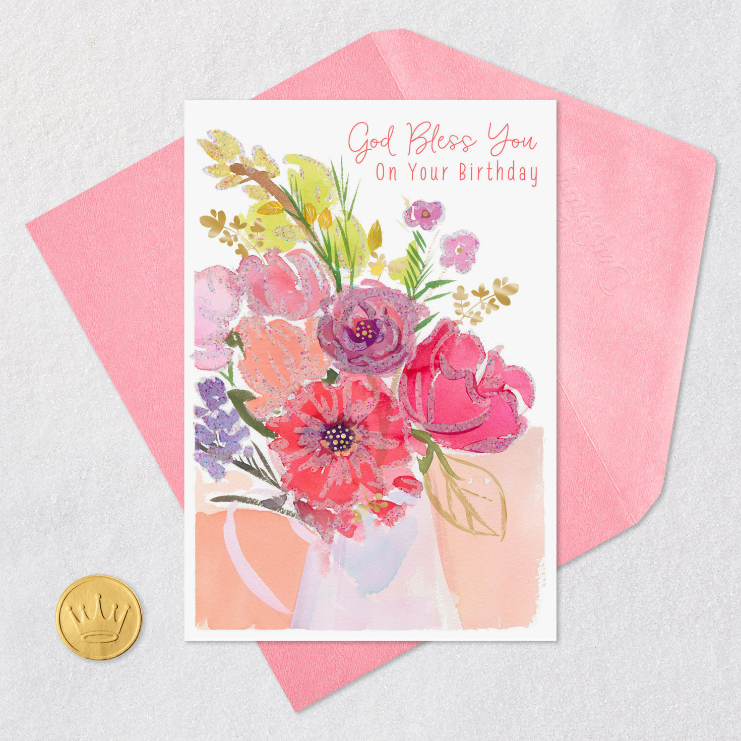 Simple Joys and Bright Blessings Religious Birthday Card - Greeting Cards | Hallmark