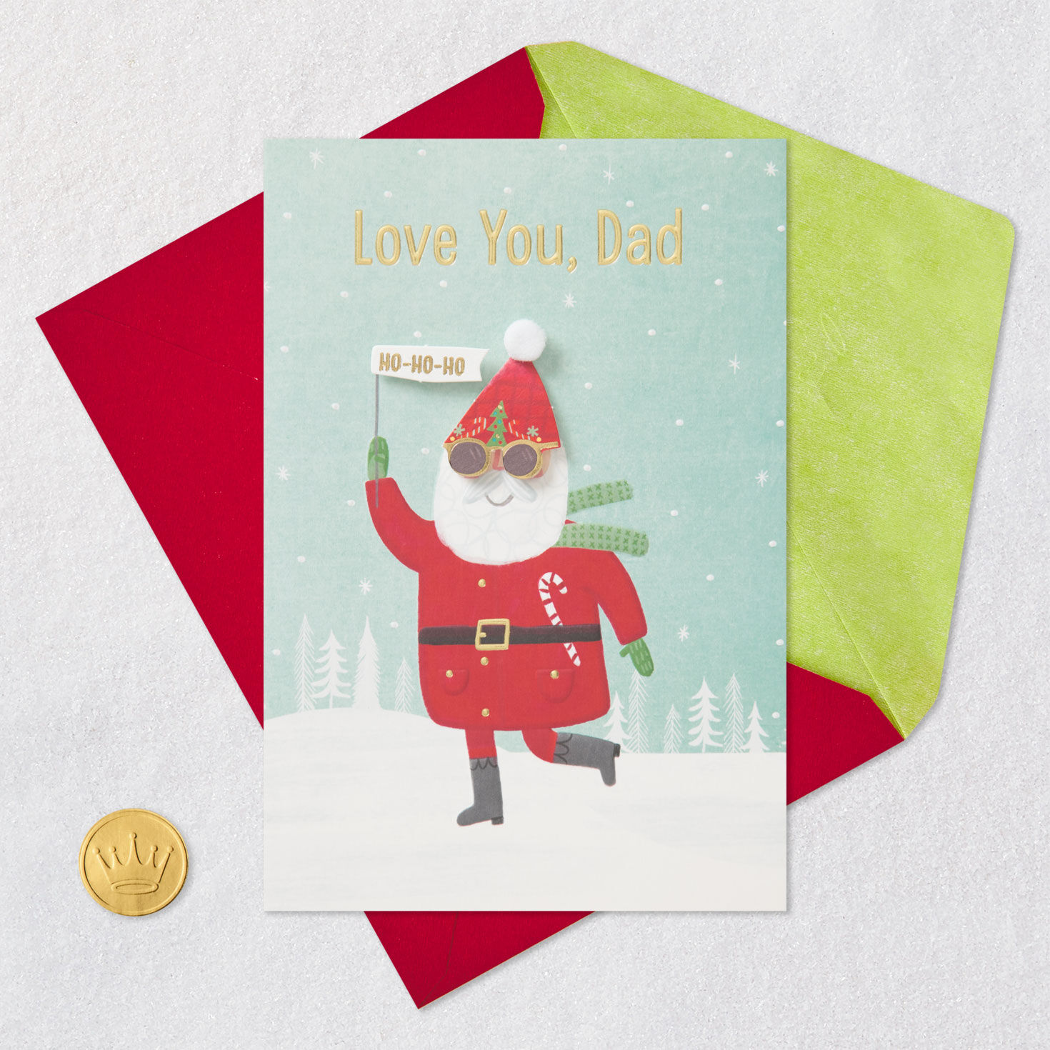 Love and Thanks Christmas Card for Dad - Greeting Cards | Hallmark