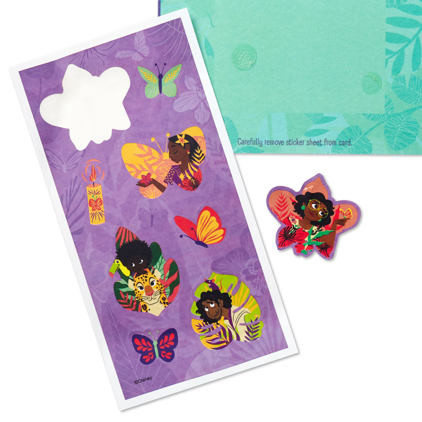 Disney Encanto Mirabel Birthday Card for Granddaughter With Stickers ...