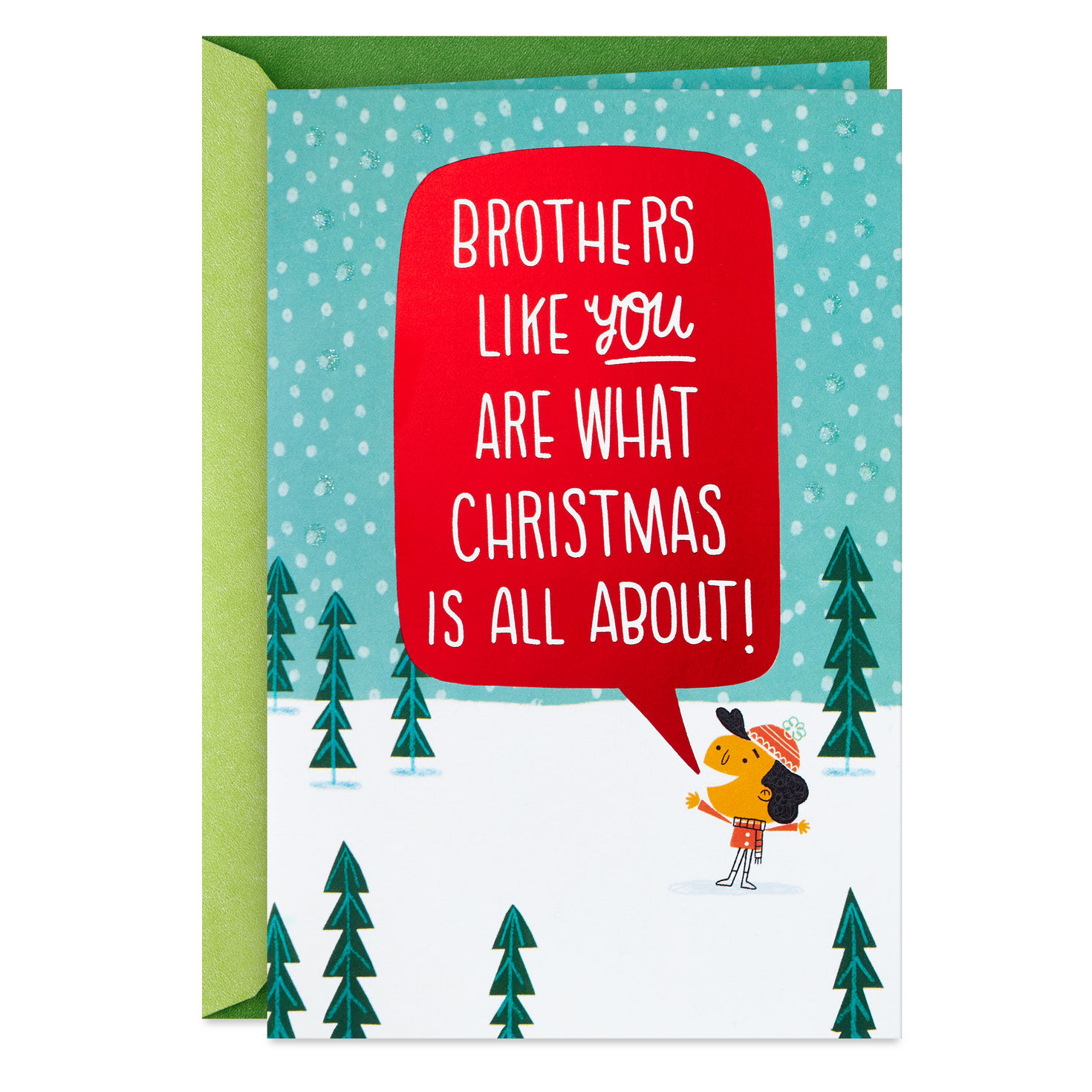 Brother You Make the List Funny Christmas Card Greeting Cards Hallmark