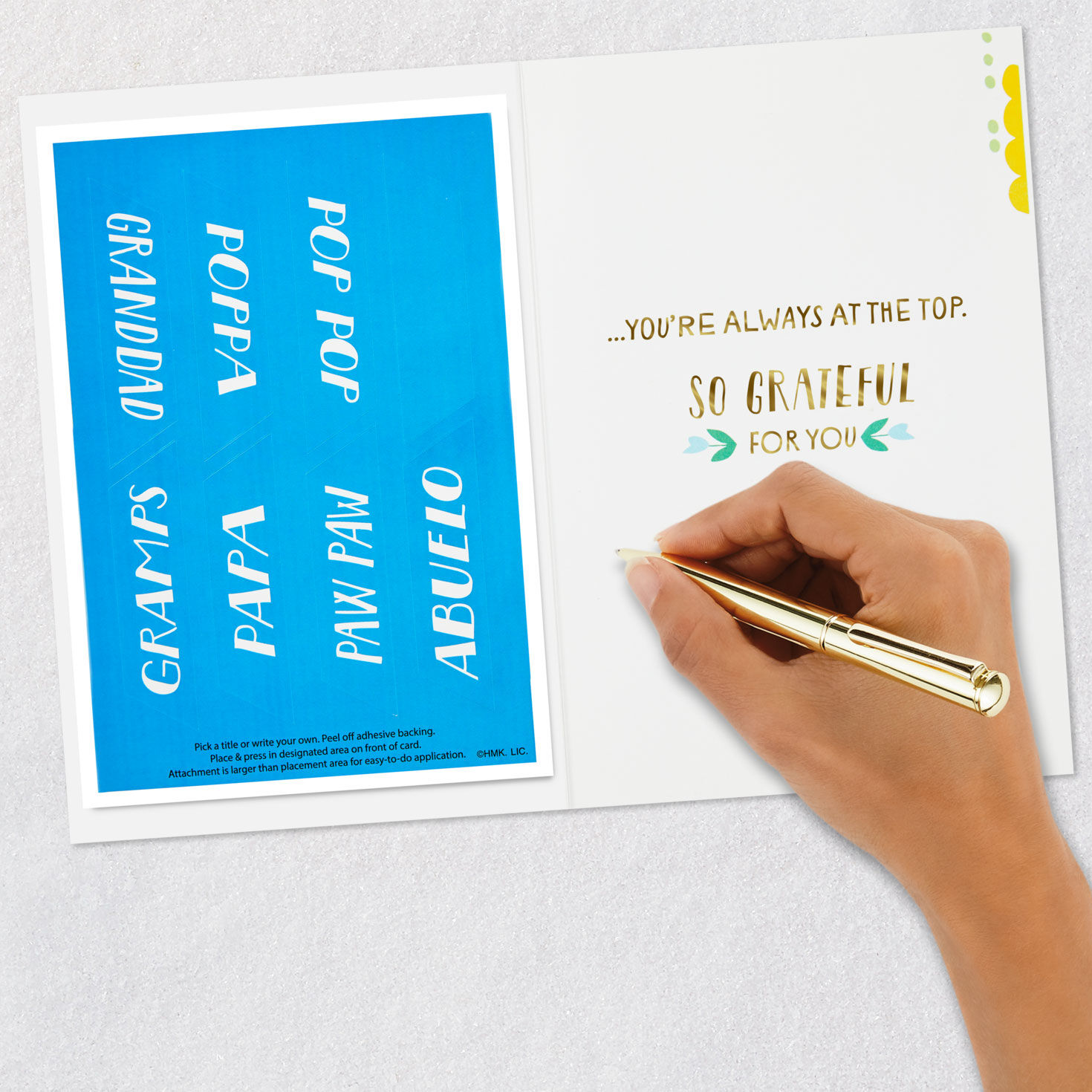 Top Blessing Customizable Easter Card With Grandpa Name Stickers ...