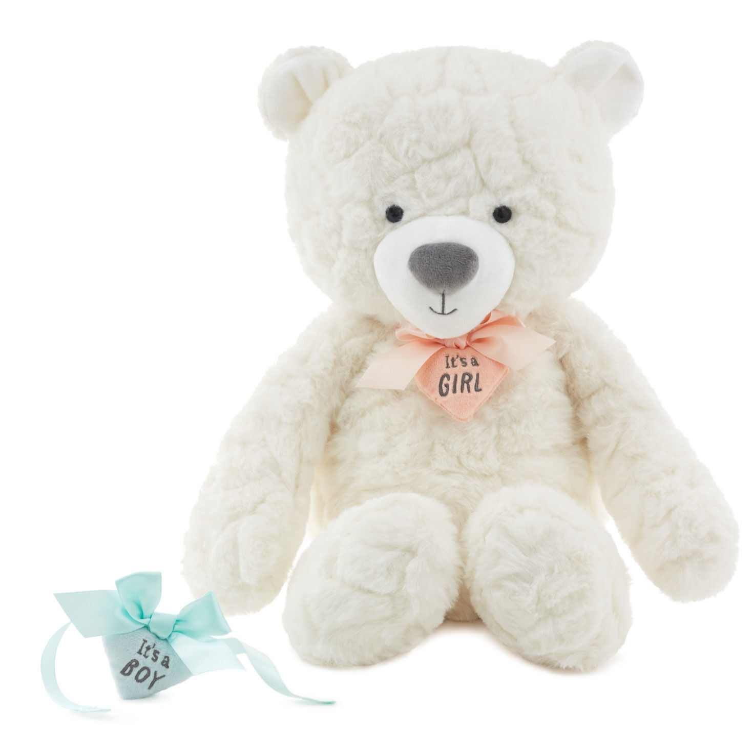 Gender Reveal Teddy Bear Plush With Ribbons - Classic Stuffed Animals ...