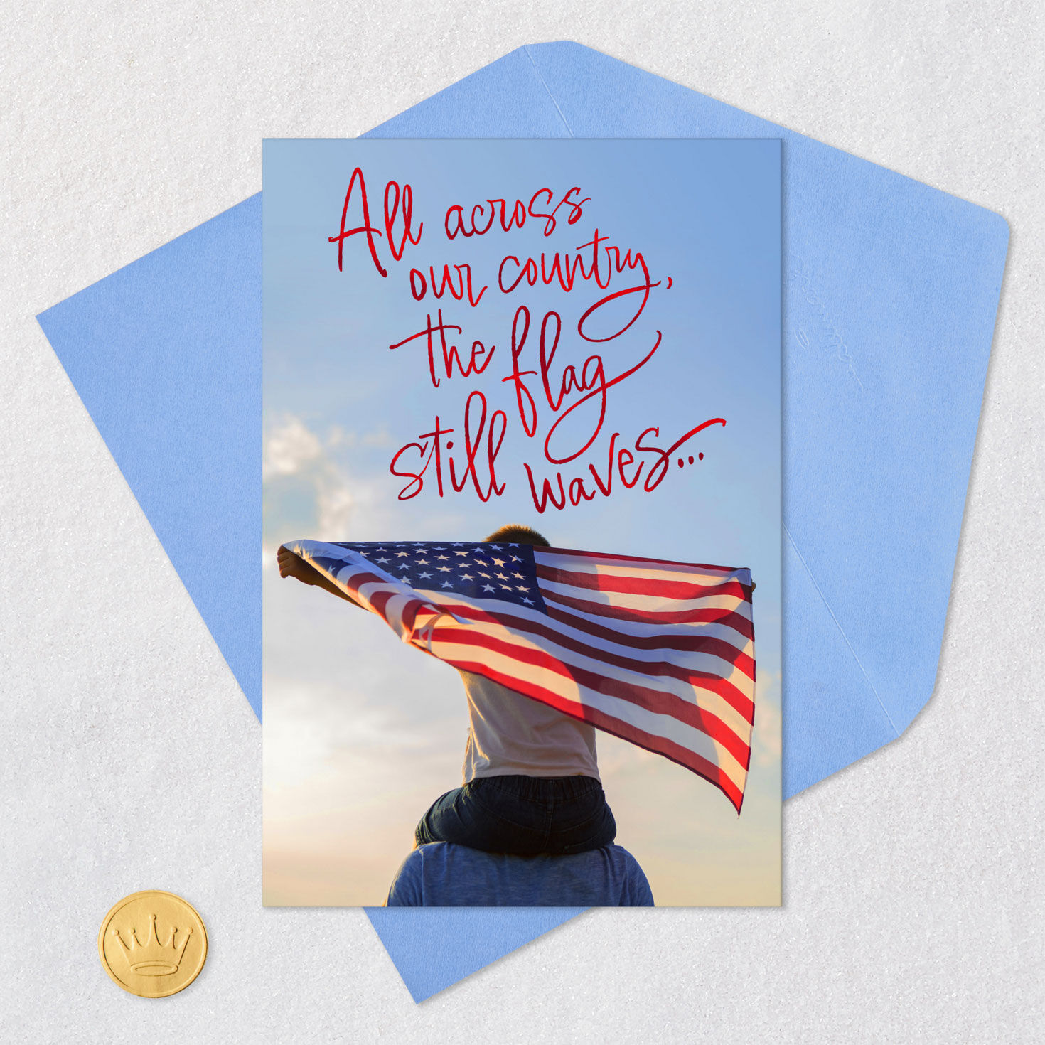 America Stands Together Patriotic Thank-You Card - Greeting Cards ...