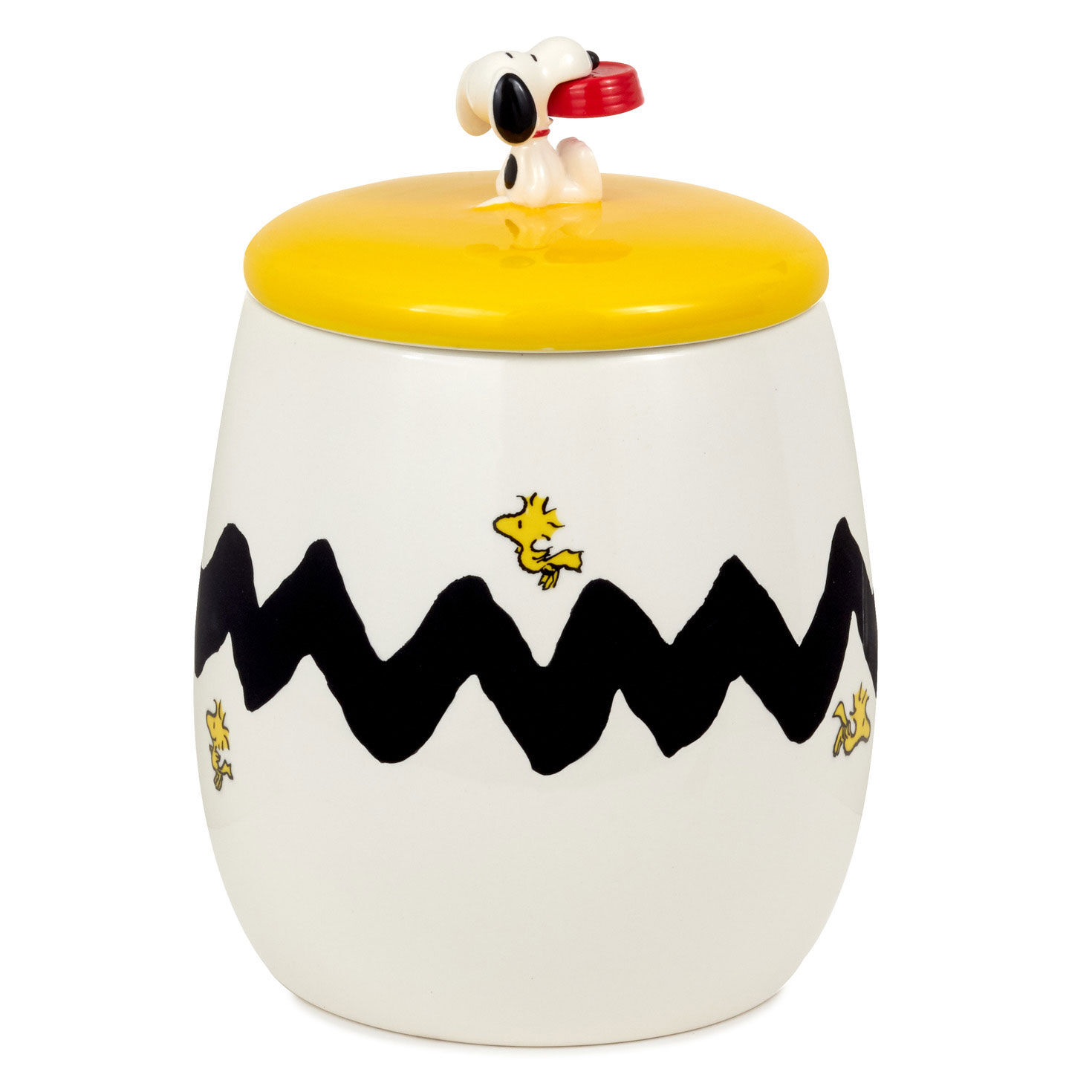 Peanuts® Snoopy and Woodstock Cookie Jar With Sound, 10" - Kitchen ...