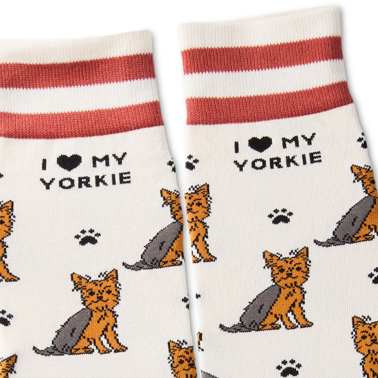 I Love My Yorkie Crew Socks - Socks & Slippers | Hallmark