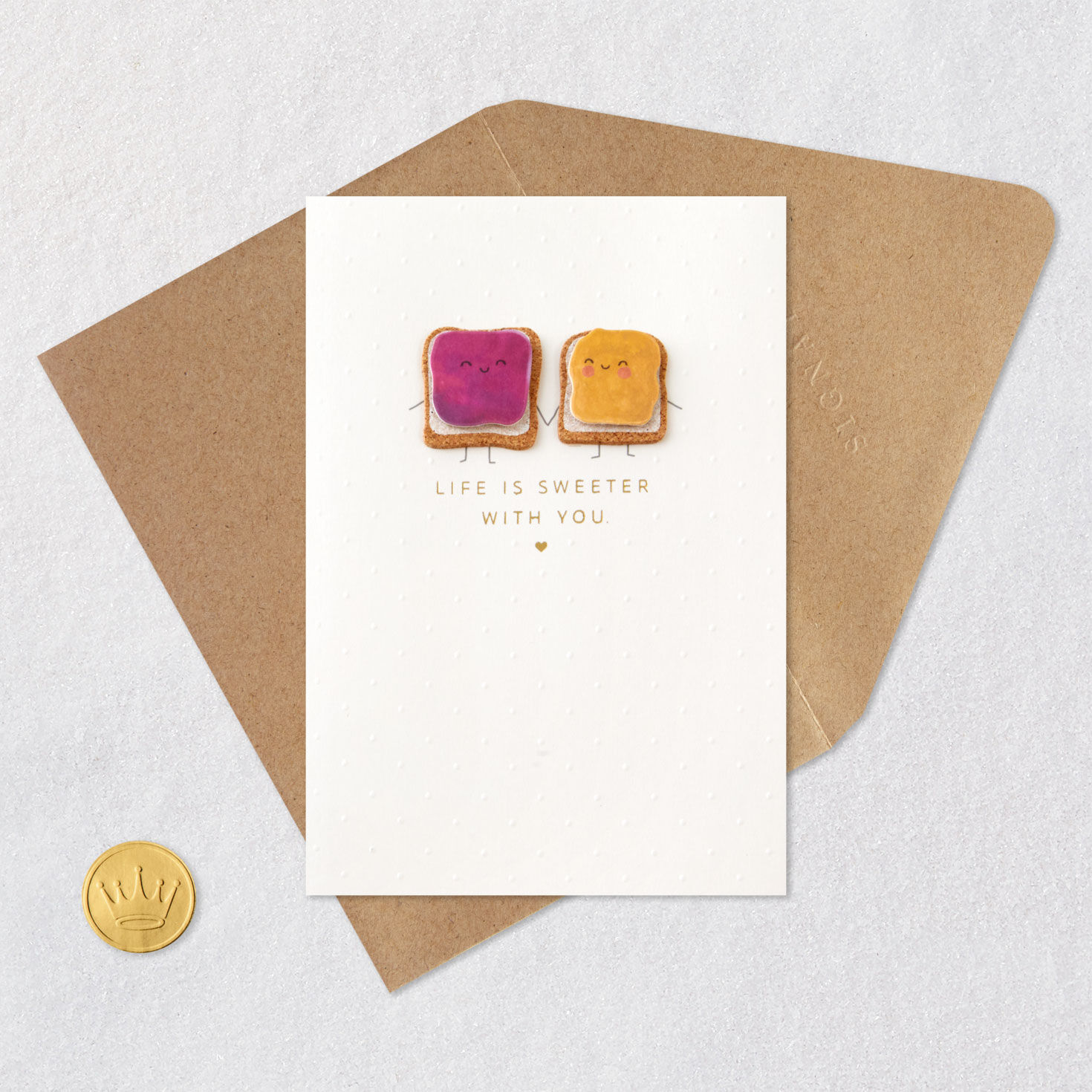 Life Is Sweeter With You Romantic Anniversary Card - Greeting Cards ...