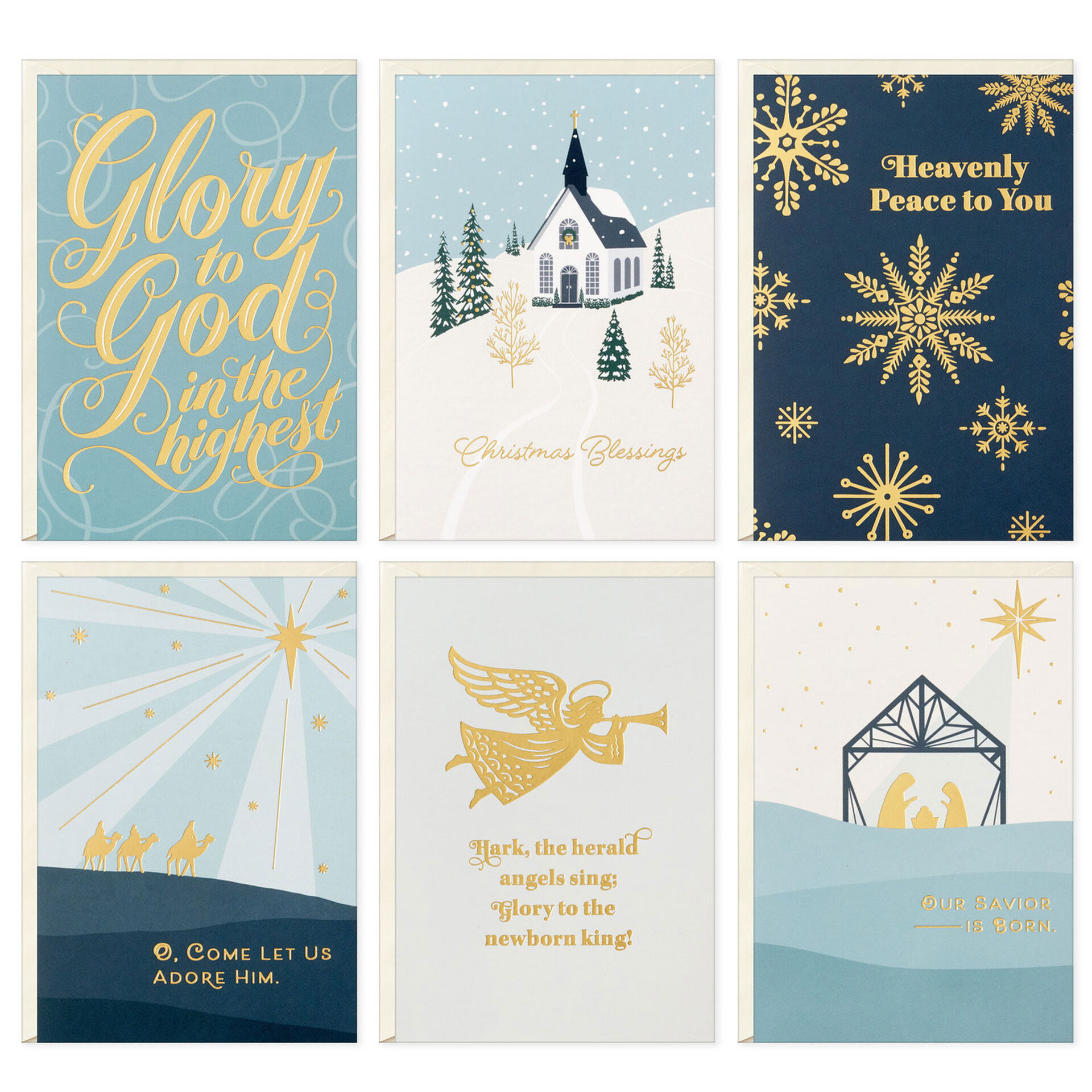 Heavenly Blessings Boxed Christmas Cards Assortment, Pack of 36 - Boxed ...