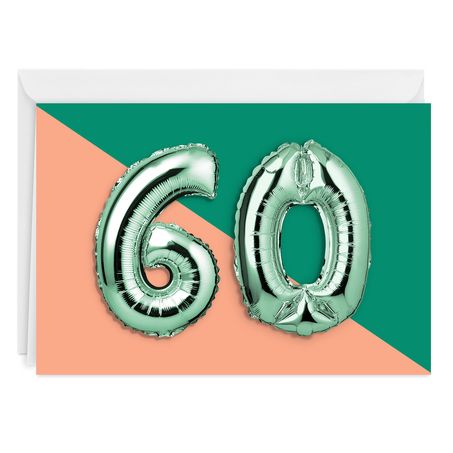 60th Balloons Custom Card - Greeting Cards | Hallmark