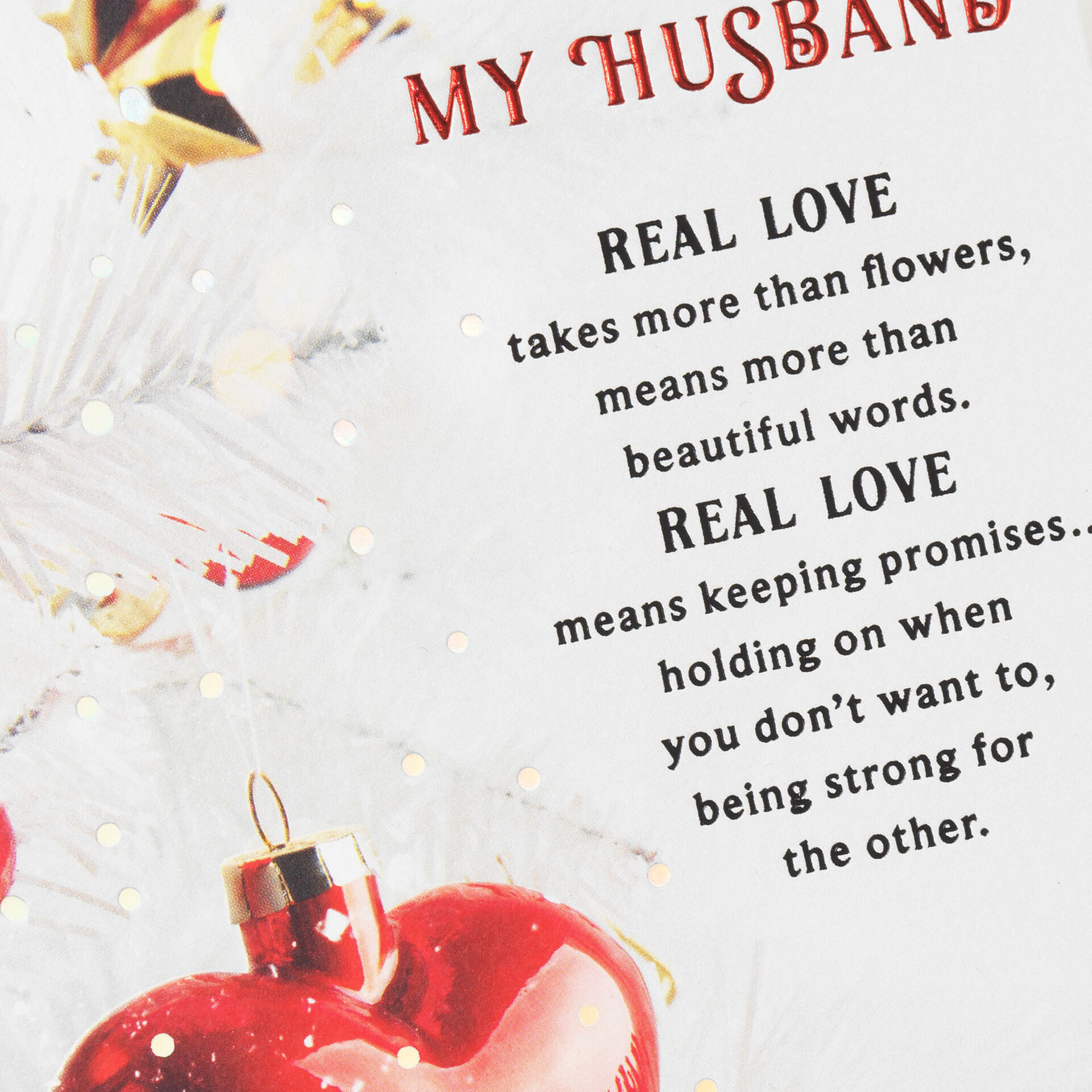 Real Love Christmas Card for Husband - Greeting Cards - Hallmark