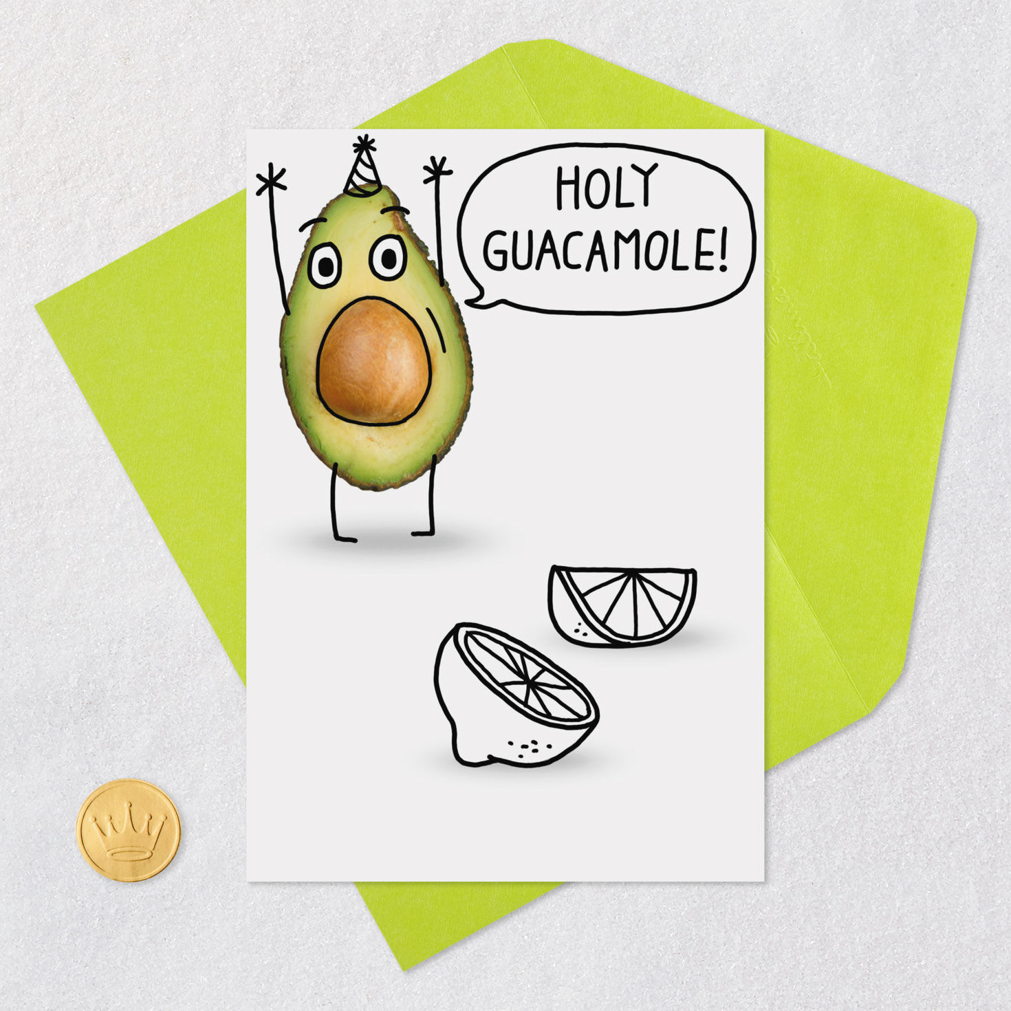 Holy Guacamole Avocado Funny Birthday Card - Greeting Cards | Hallmark