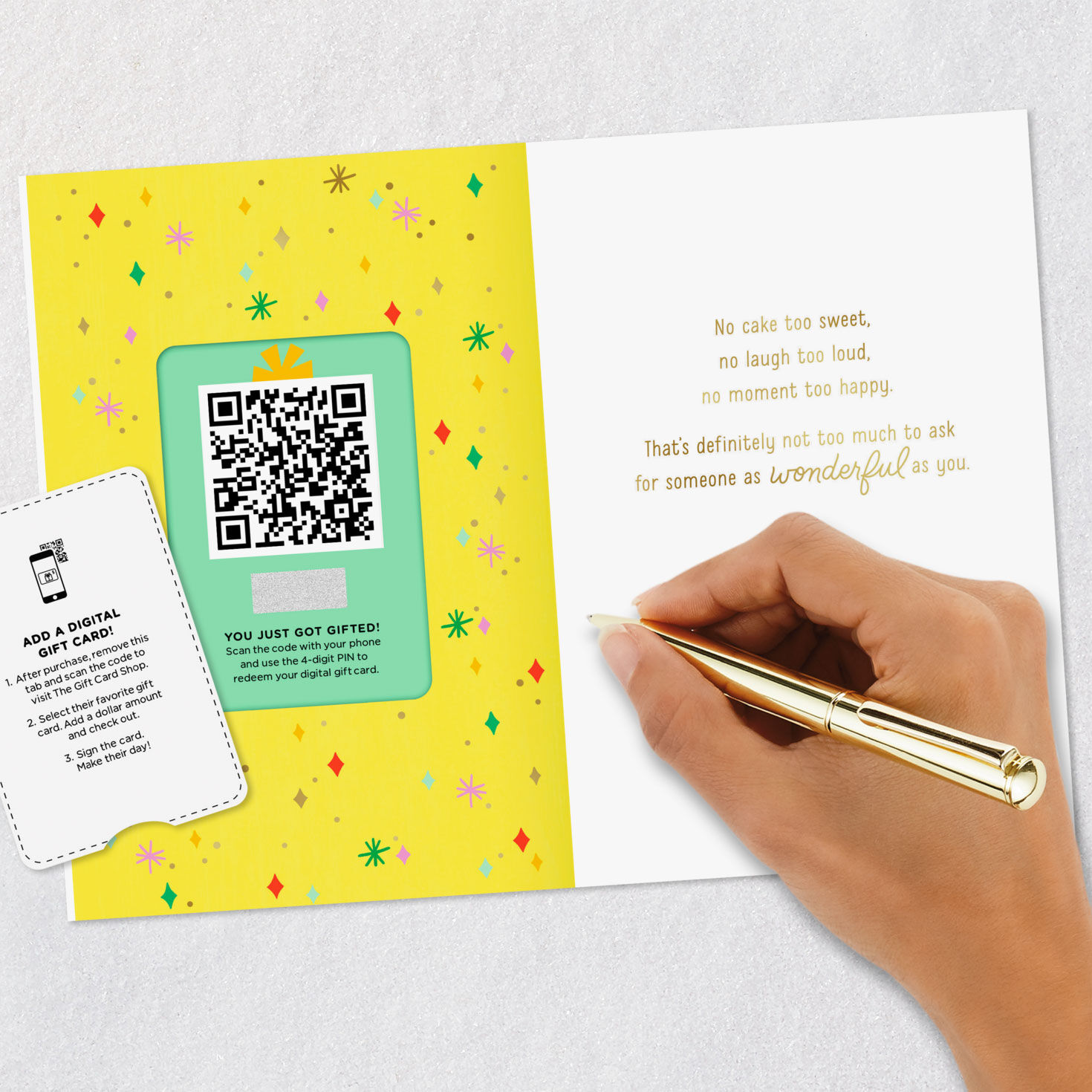 No Wish Too Big Gift Card Greeting Birthday Card - Greeting Cards ...