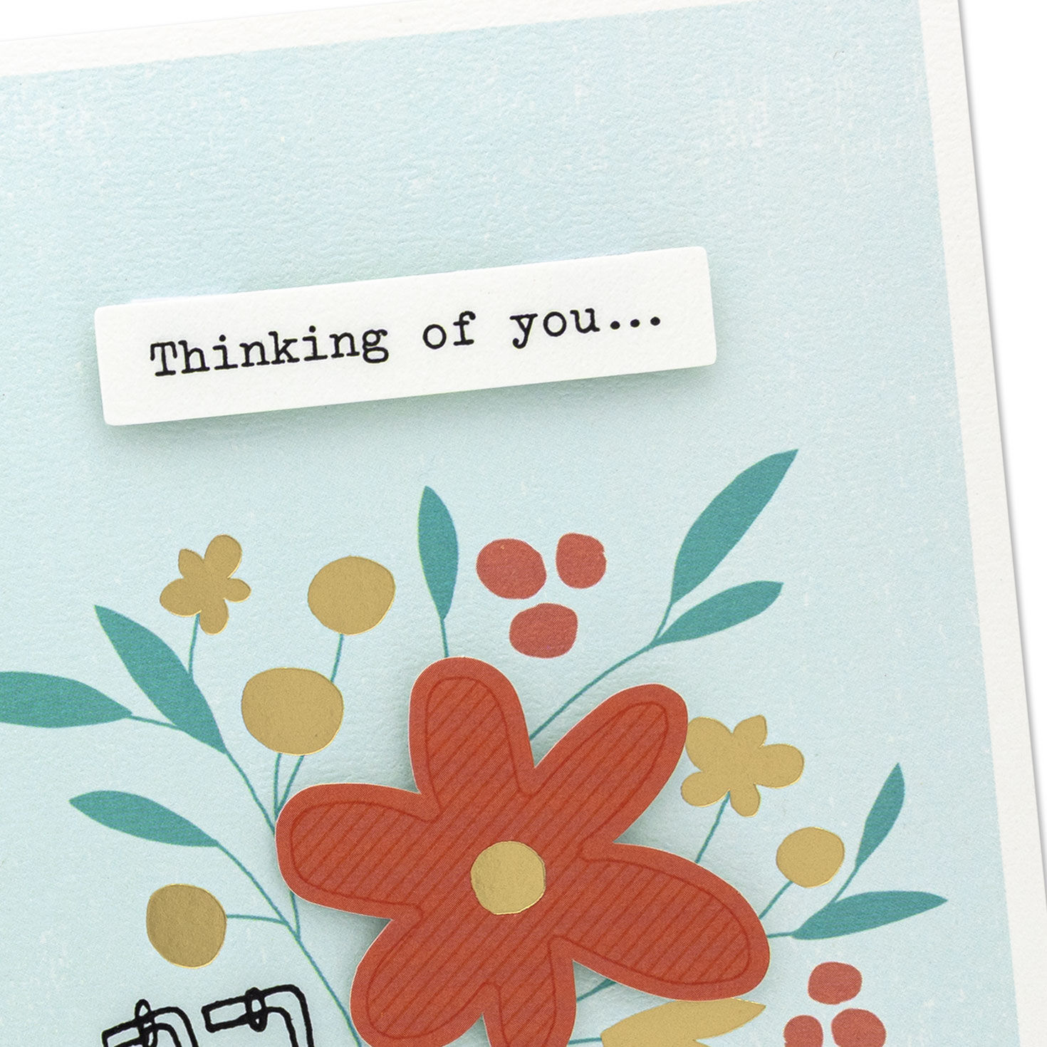 Positive Thoughts and Feel-Good Wishes Encouragement Card - Greeting ...