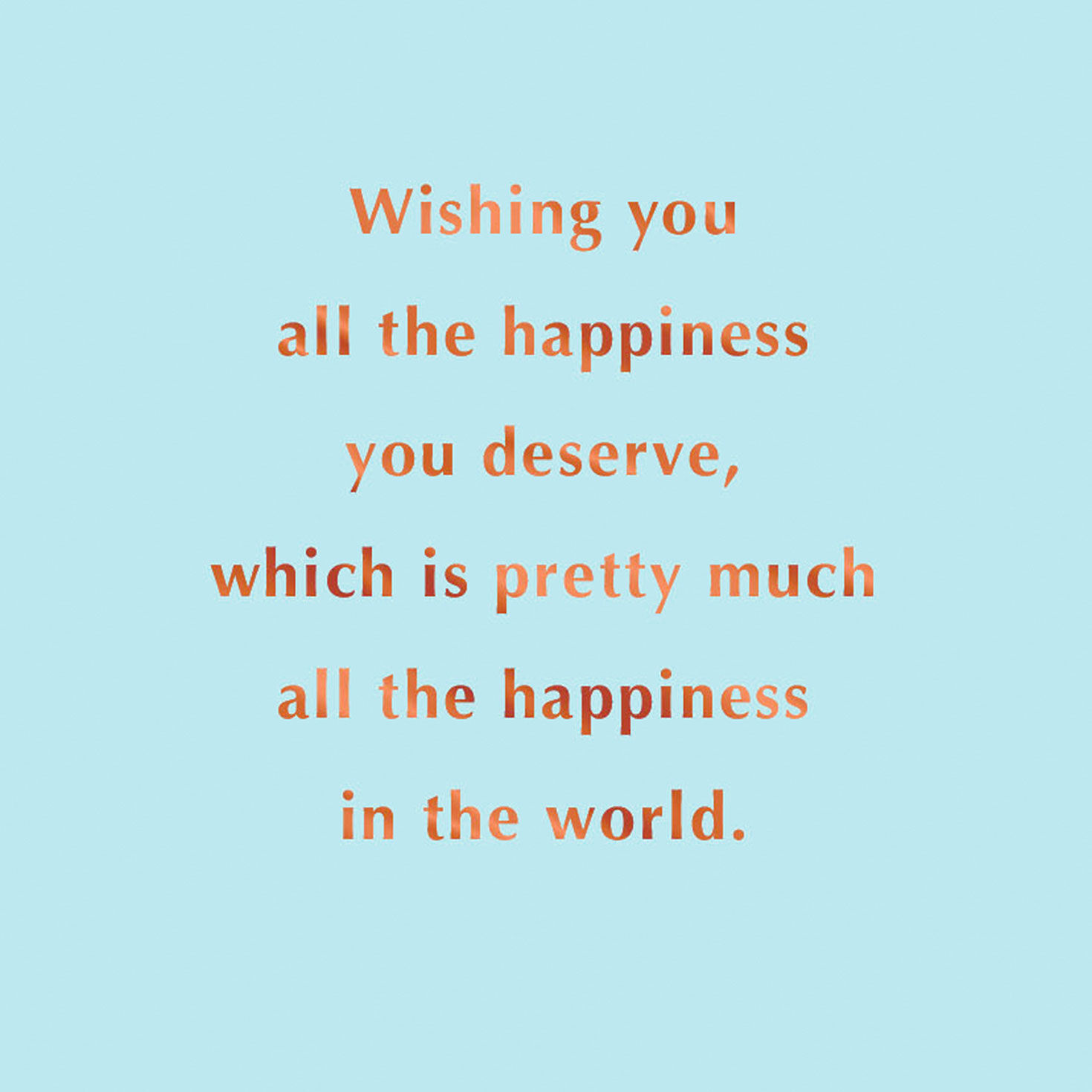 All the Happiness in the World Gift Card Greeting Birthday Card ...