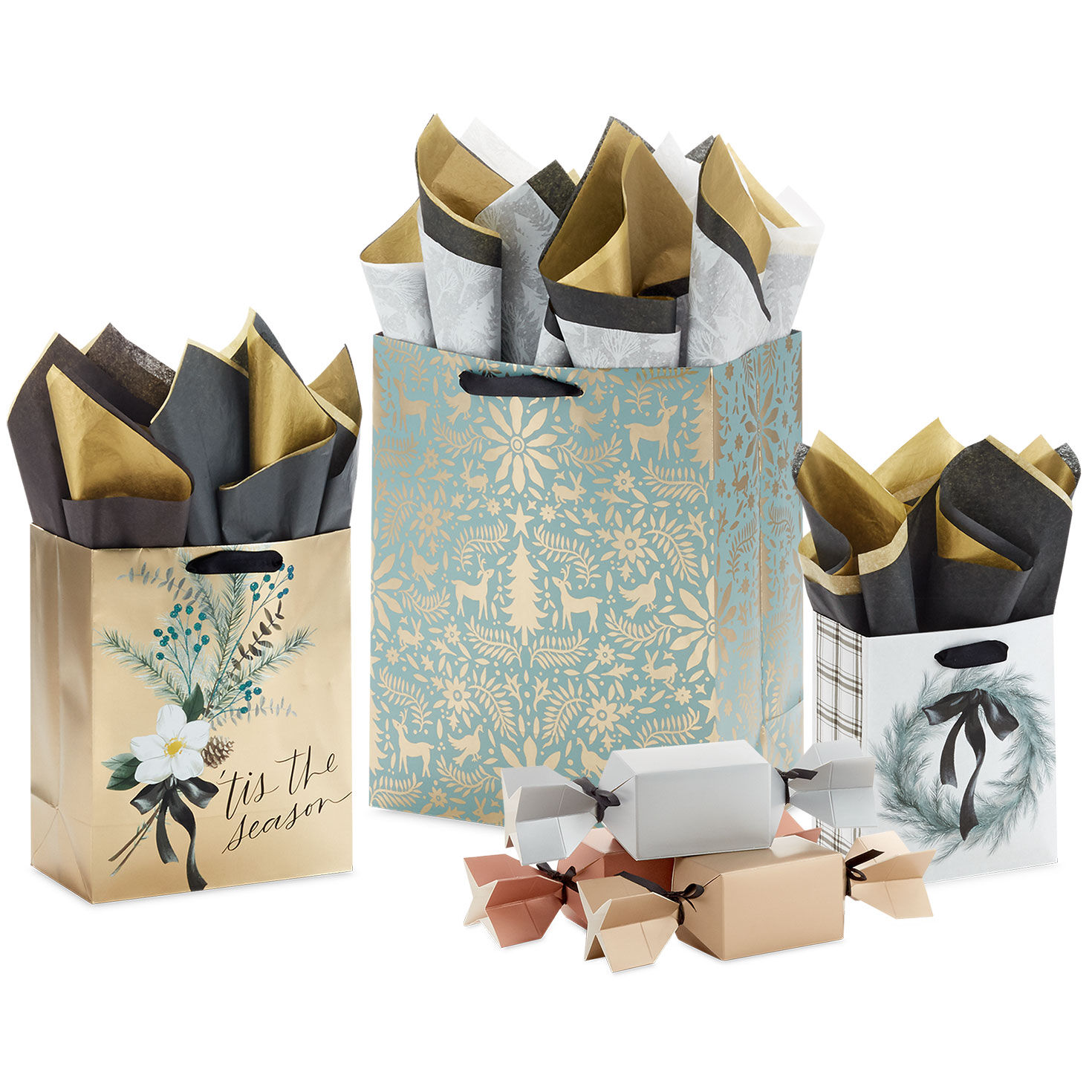 Shades of Winter Holiday Gift Wrap Collection - Wrapping Paper | Hallmark