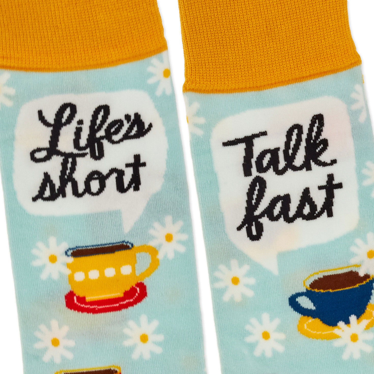 Gilmore Girls Life's Short, Talk Fast Crew Socks - Socks & Slippers ...