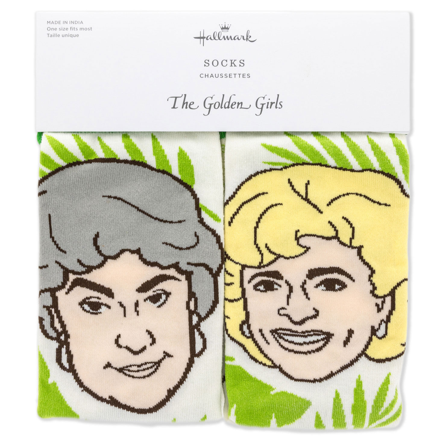 The Golden Girls Faces of Friendship Novelty Crew Socks - Socks ...