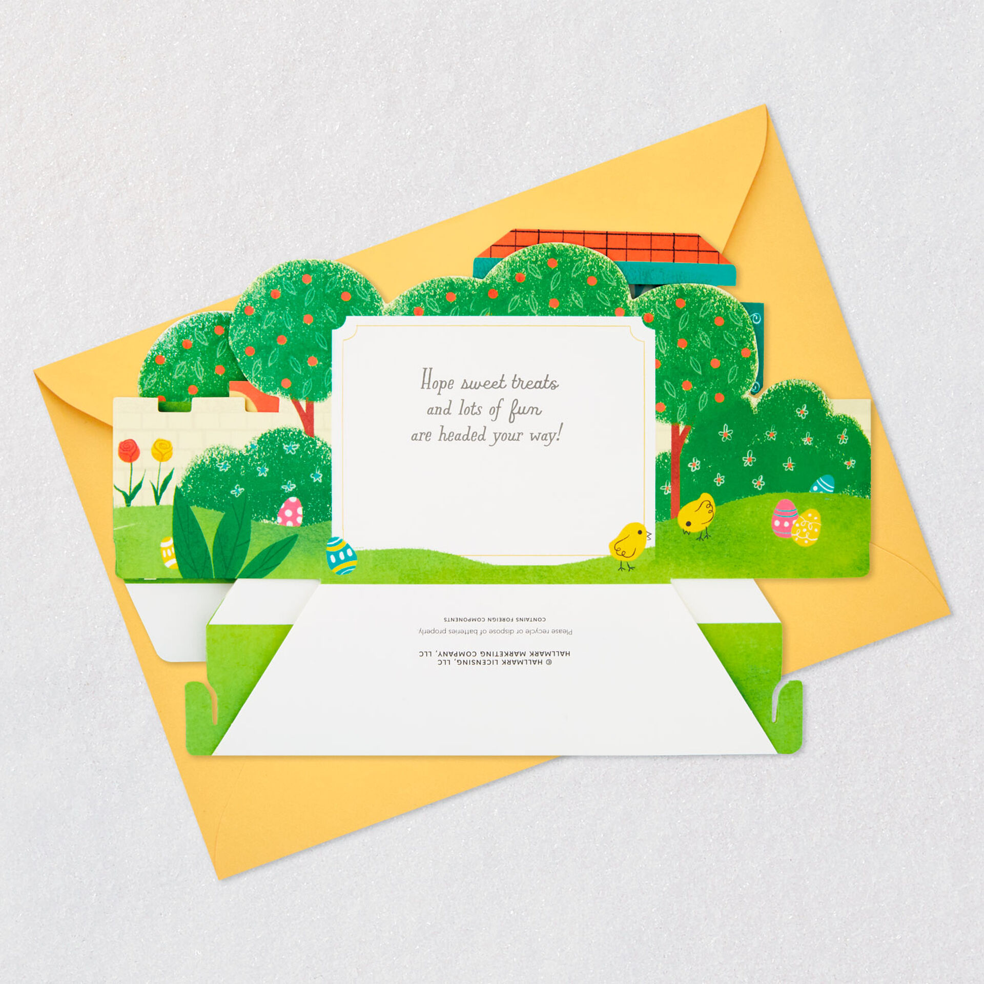 Bunny in Train Musical 3D Pop-Up Easter Card With Motion - Greeting ...