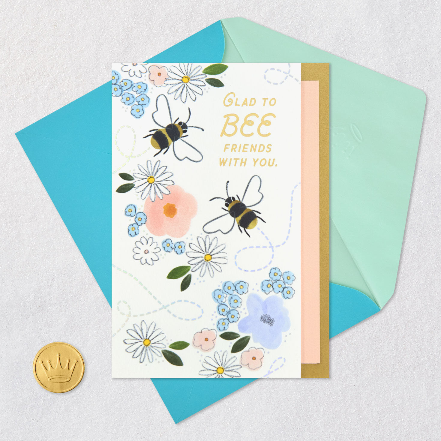 Glad to Bee Friends With You Friendship Card - Greeting Cards | Hallmark