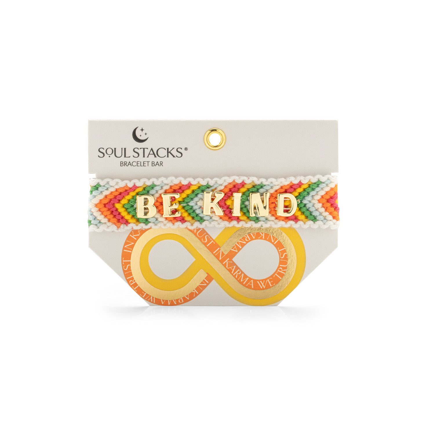 Soul Stacks Be Kind Multicolor Woven Bracelet - Bracelets | Hallmark