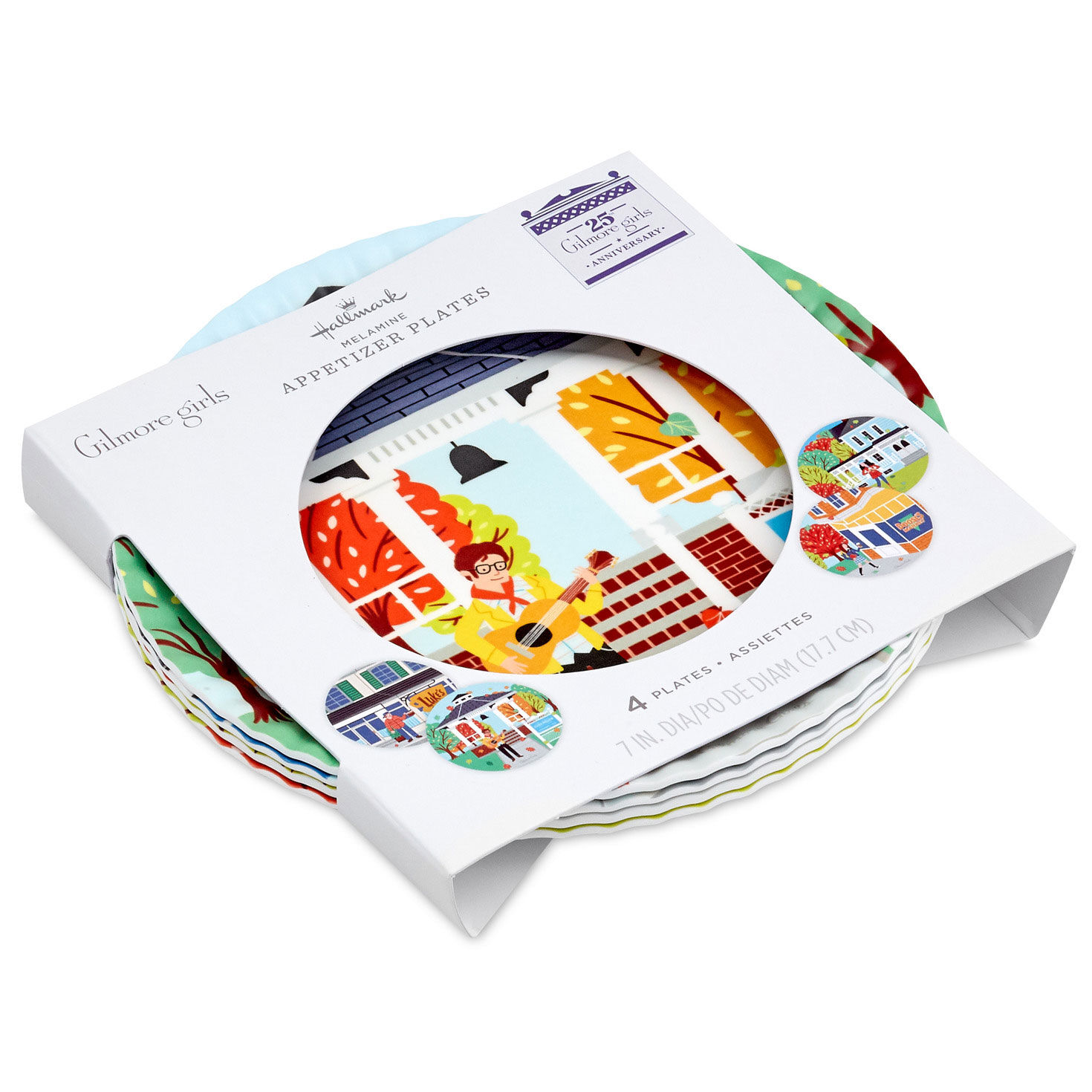 Gilmore Girls Stars Hollow Appetizer Plates, Set of 4 - Serveware ...