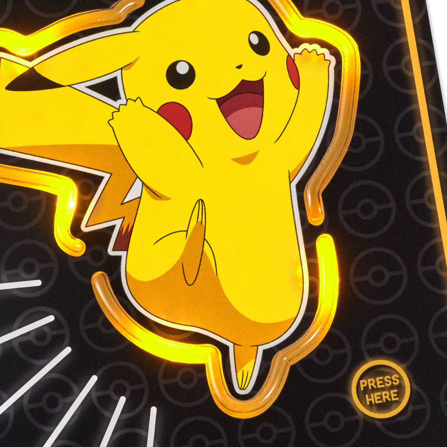 Pokémon Pikachu Supercharged Birthday Card With Sound and Light ...