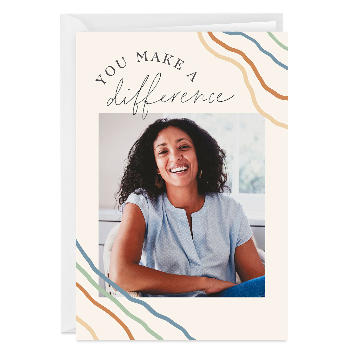 Personalized You Make a Difference Photo Card - Greeting Cards | Hallmark