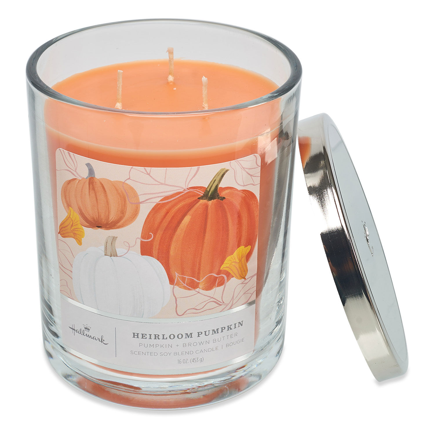 Heirloom Pumpkin Scented 3-Wick Candle, 16 oz. - Candles | Hallmark