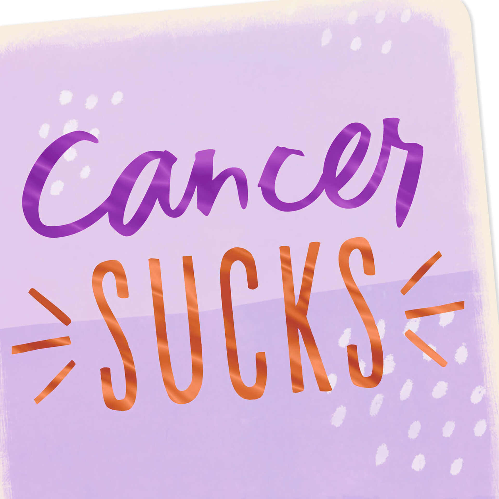 Cancer Sucks Support Card - Greeting Cards - Hallmark
