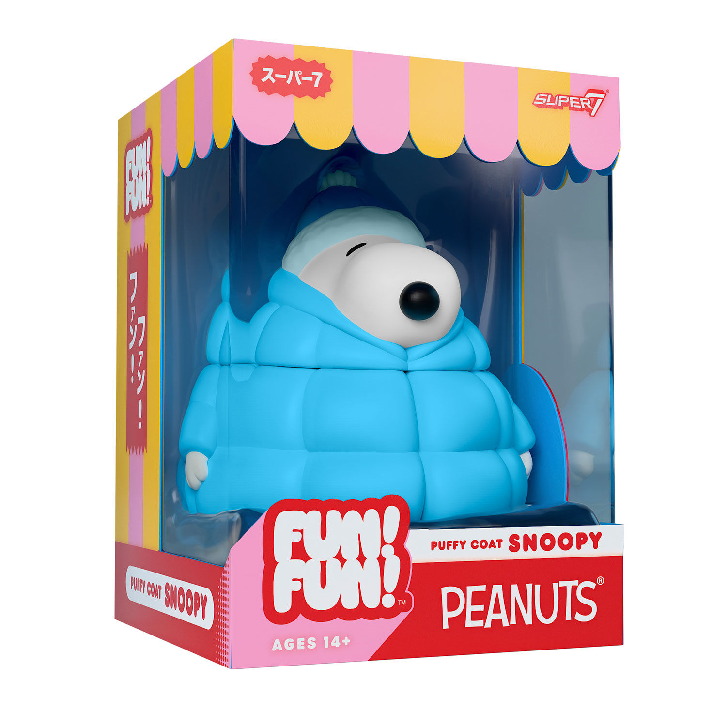 Super7 Peanuts Fun Fun Puffy Coat Snoopy Vinyl Figurine, 5" - Kids Toys ...