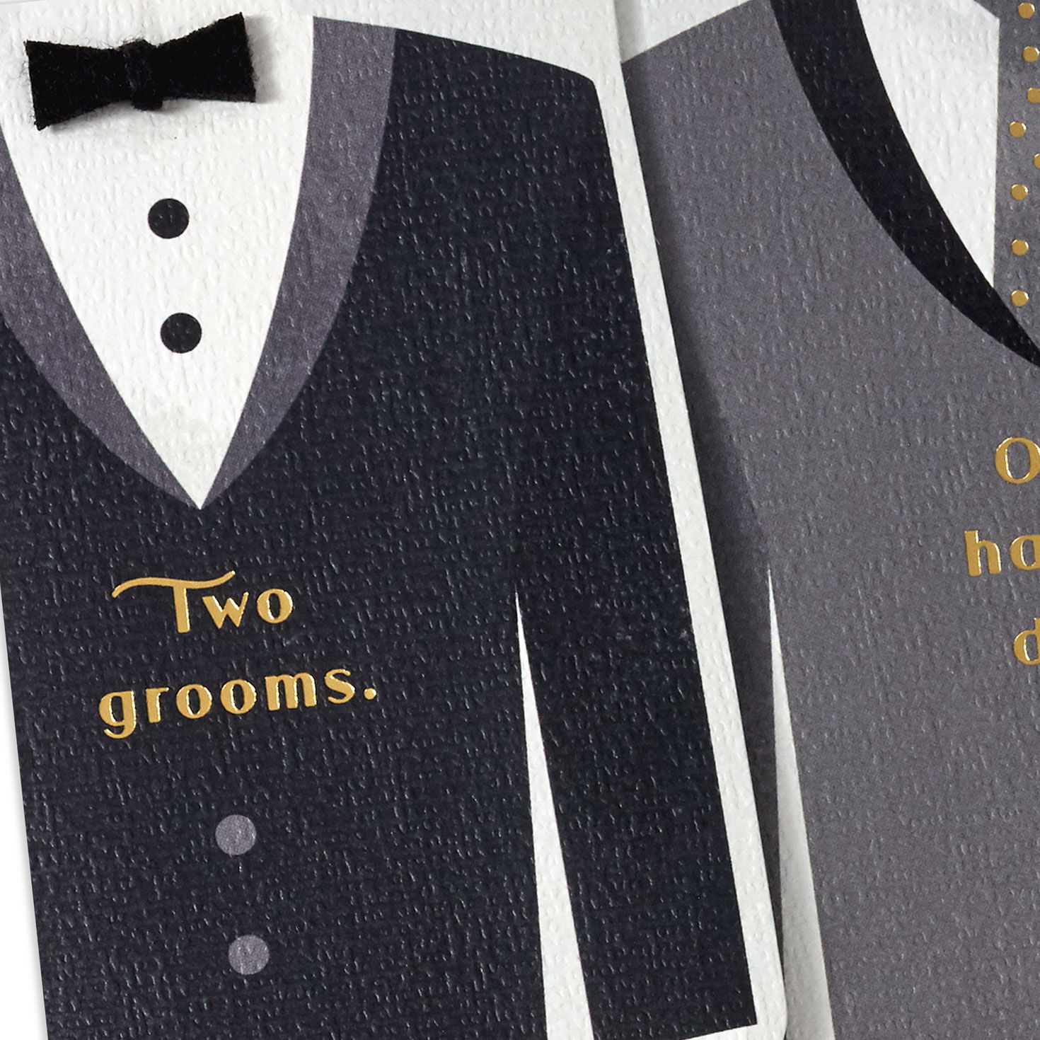 Two Grooms, One Happy Day Wedding Card for Couple - Greeting Cards ...