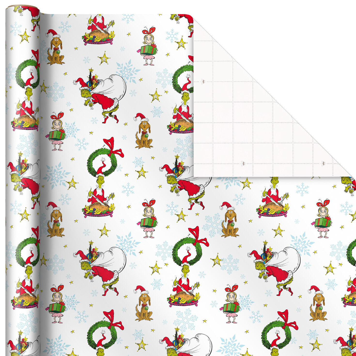 Dr. Seuss™ Grinch 3-Pack Christmas Wrapping Paper Assortment, 105 sq ...