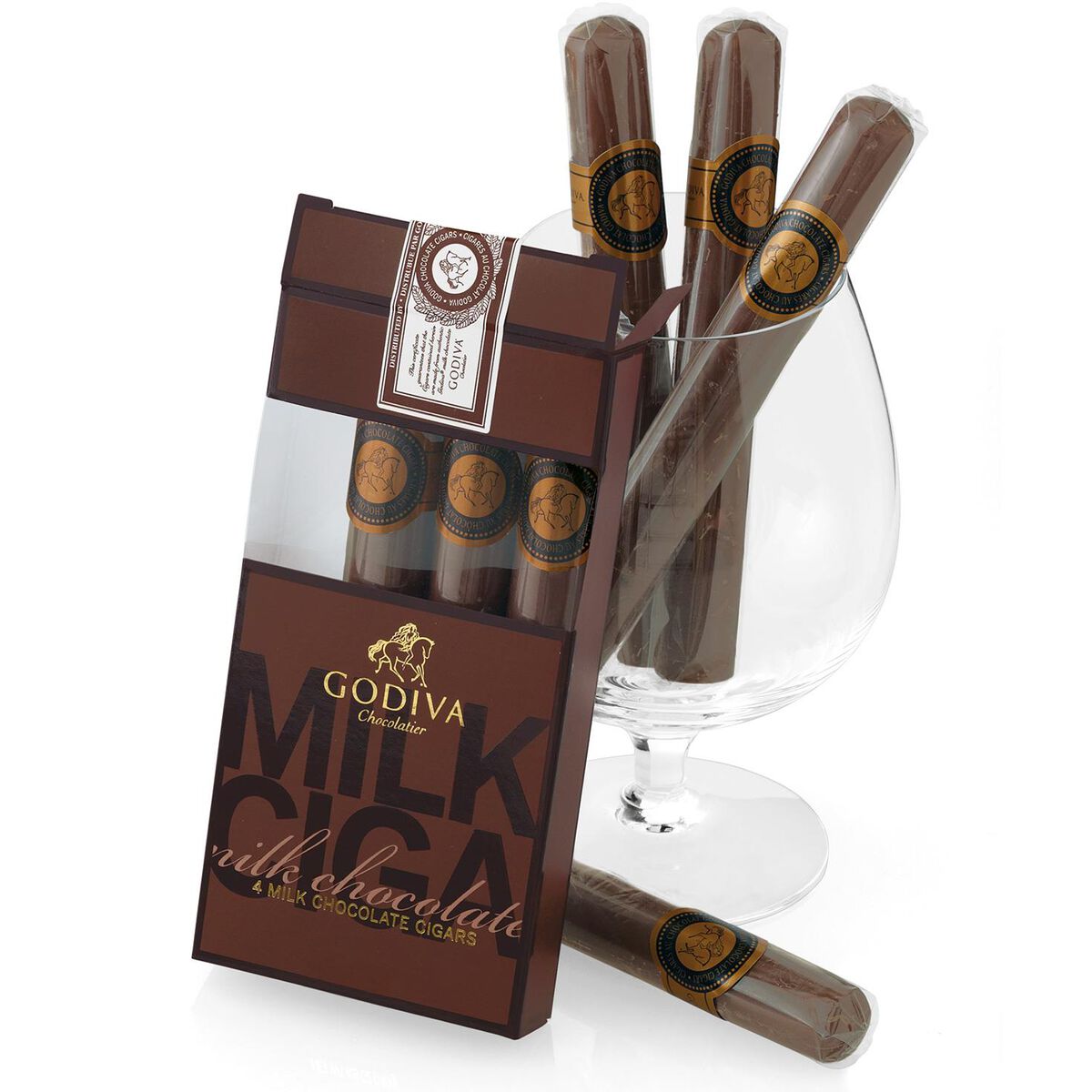 Godiva Milk Chocolate Cigars, Pack of 4 - Candy & Chocolate - Hallmark