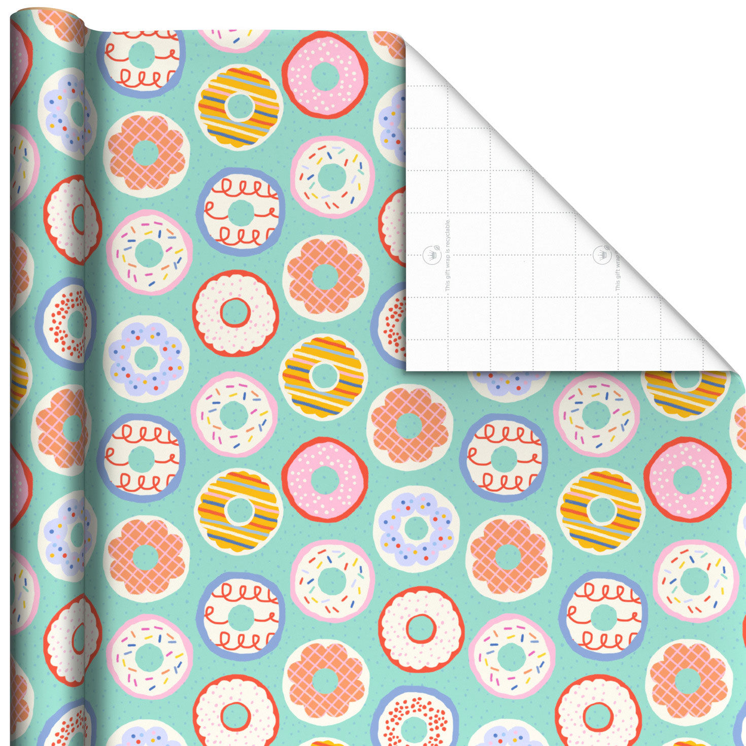 Sweet Treats 3-Pack Assorted Wrapping Paper Roll Bundle, 75 sq. ft ...