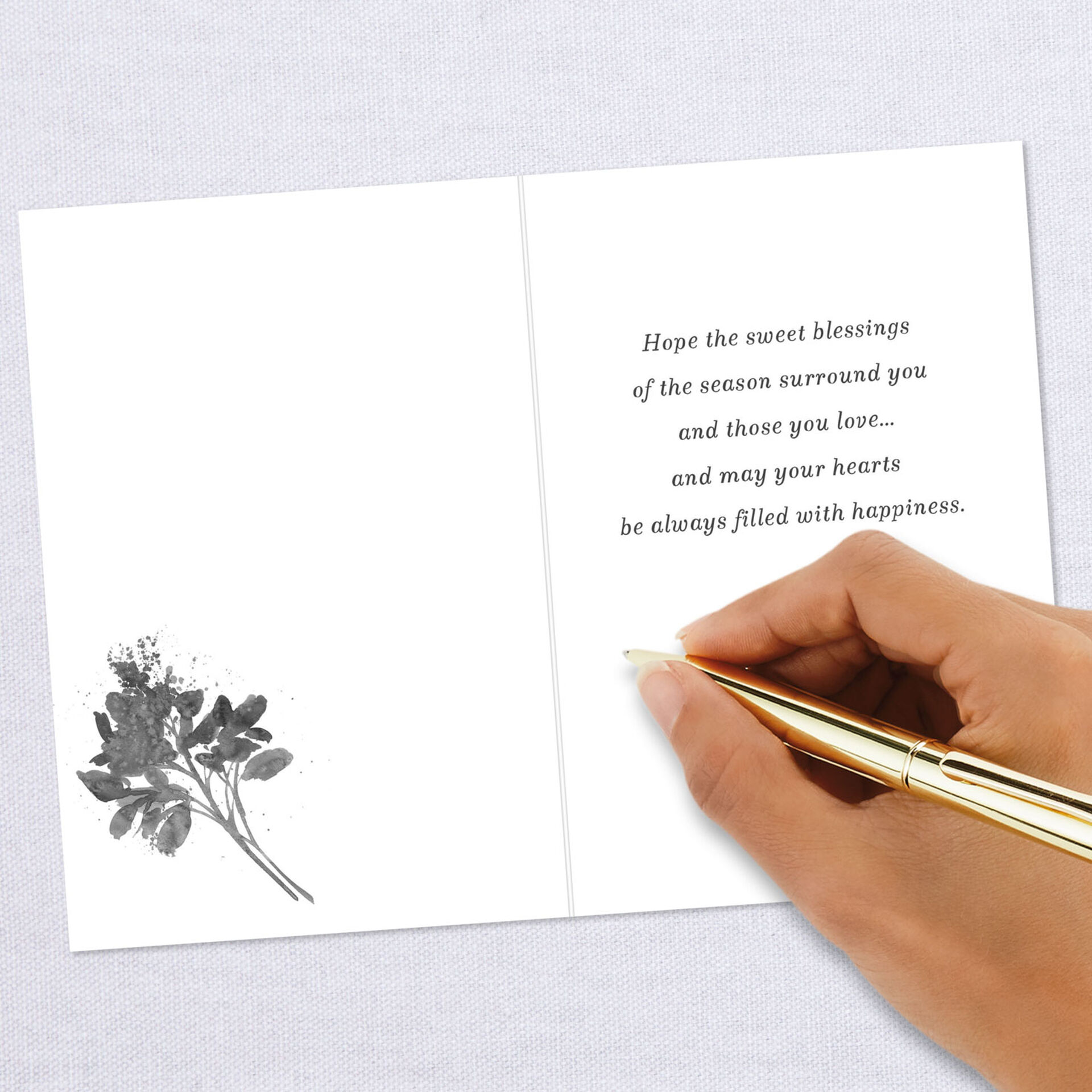Green Herbs With Banner Passover Cards, Pack of 6 - Boxed Cards - Hallmark
