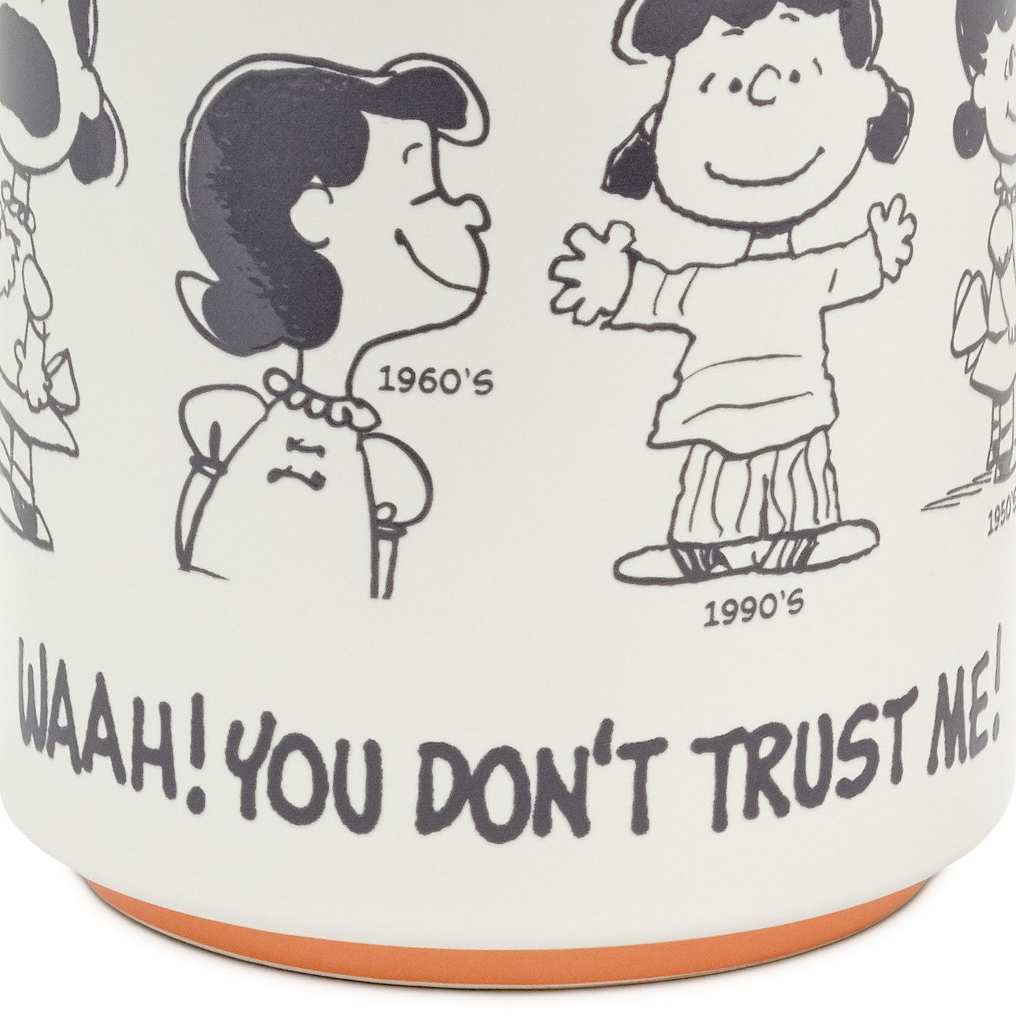 Peanuts® 75th Anniversary Lucy Through the Decades Mug, 17.5 oz. - Mugs ...